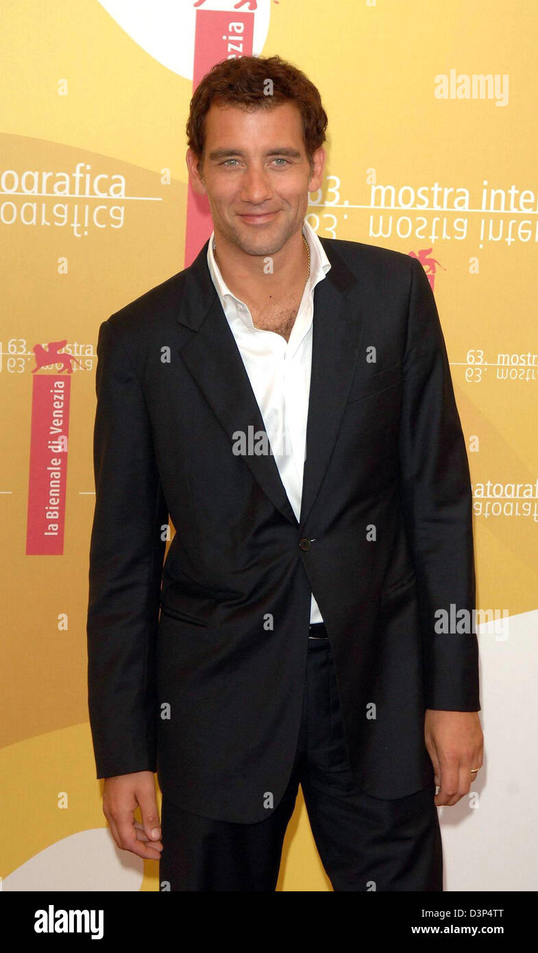 English actor Clive Owen poses during the photocall for the new film ...