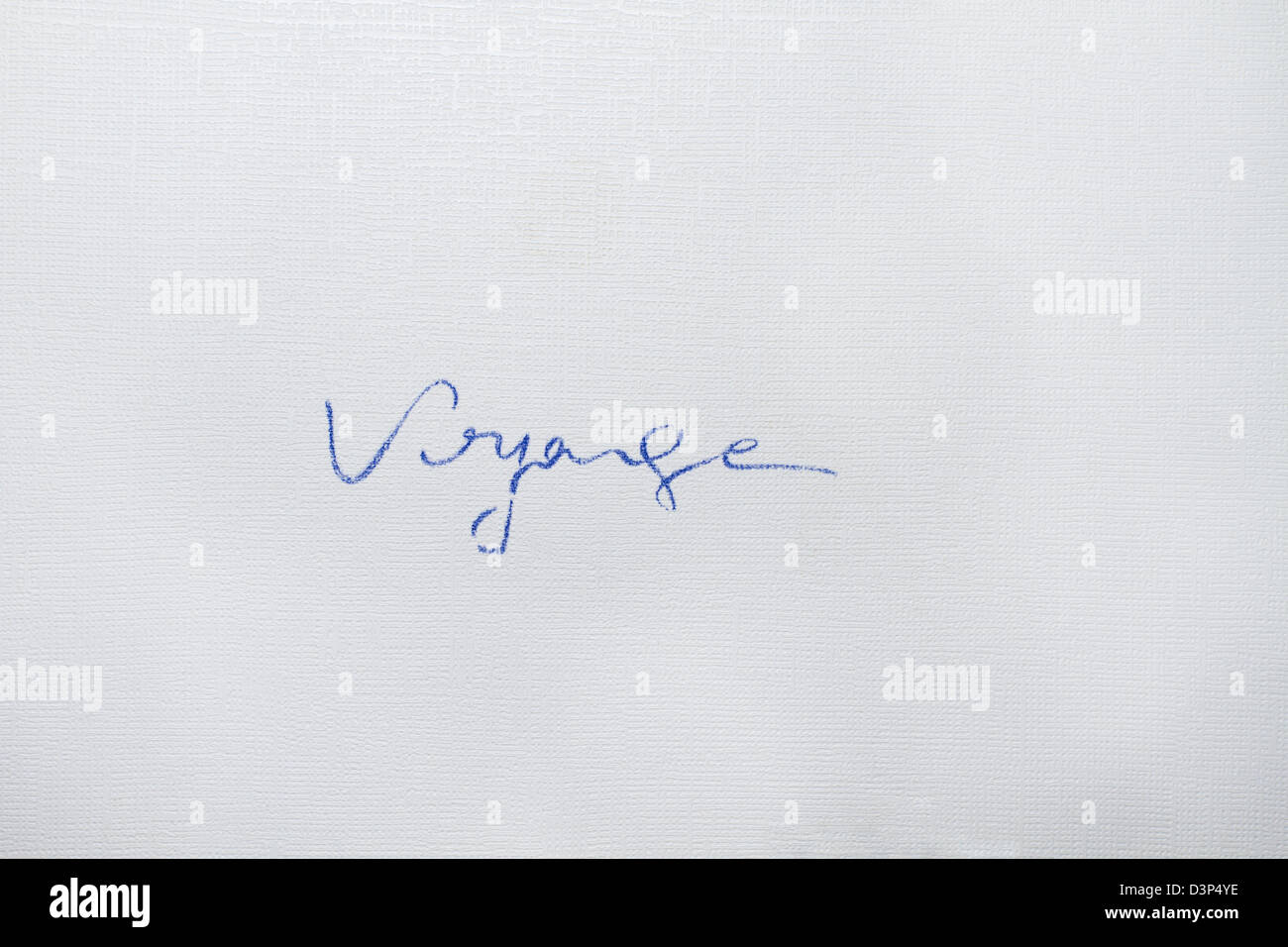 Handwriting blue colour color hi-res stock photography and images - Alamy