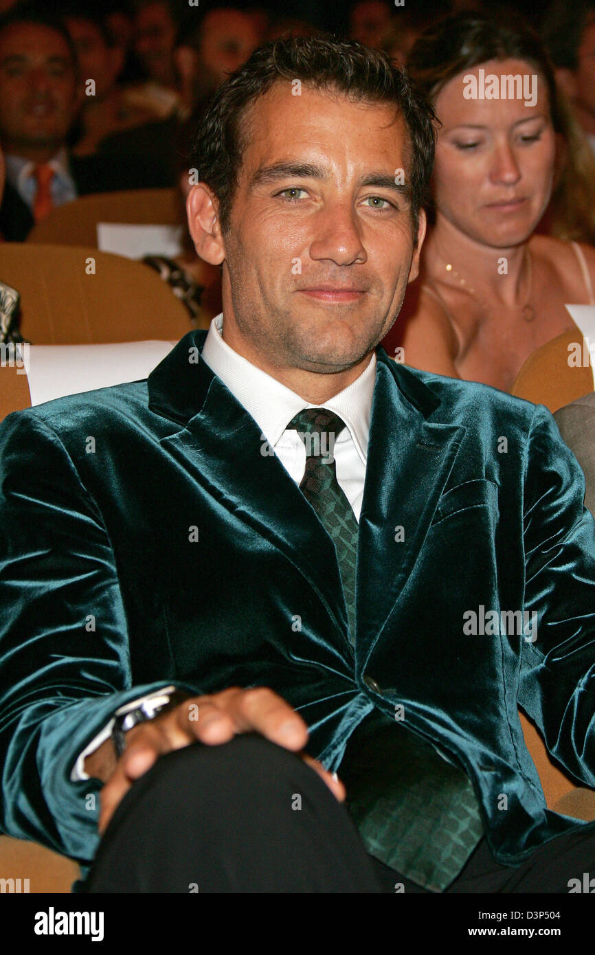 British actor Clive Owen smiles for the cameras waiting for the ...