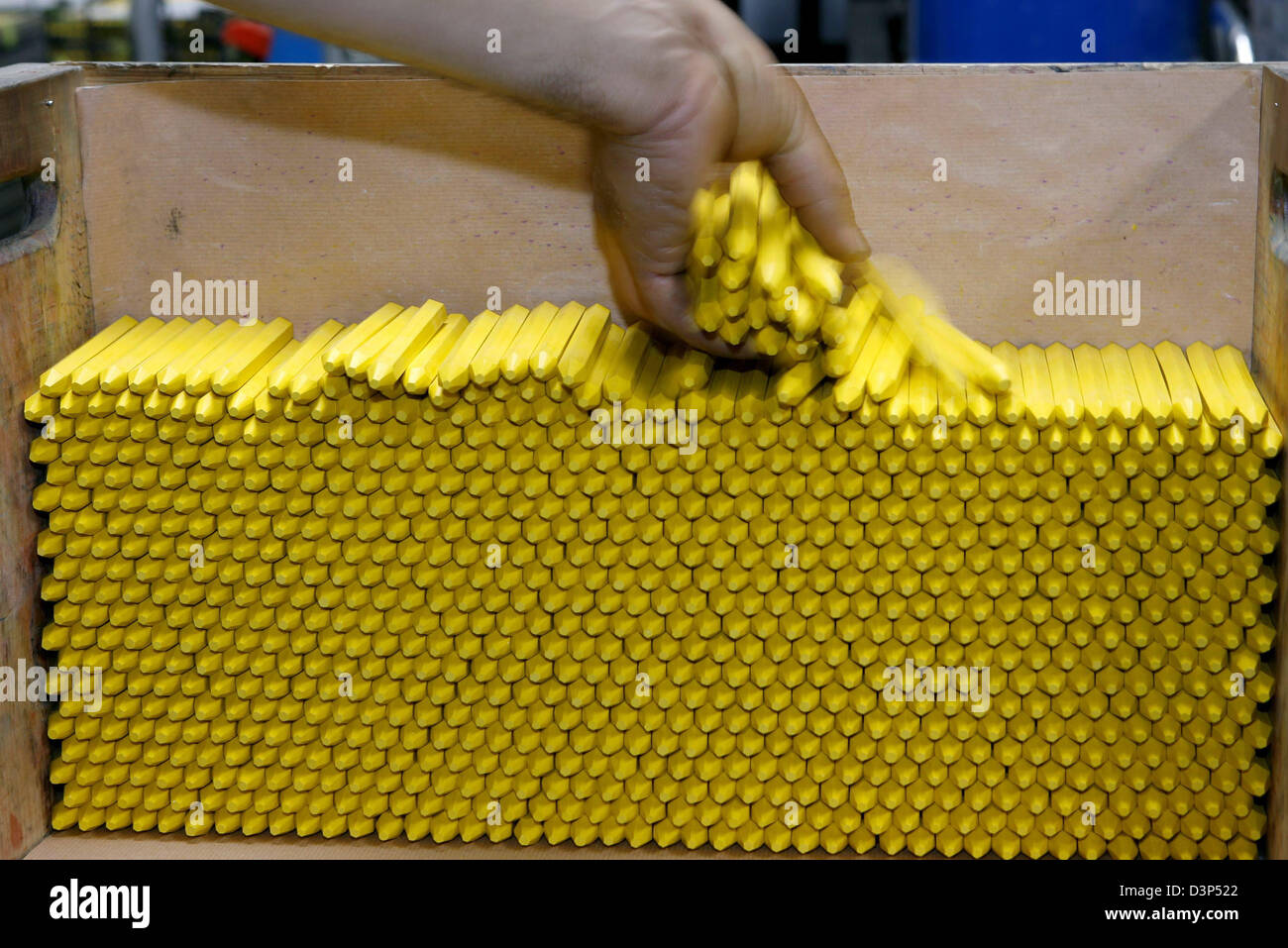 Crayon production hi-res stock photography and images - Alamy