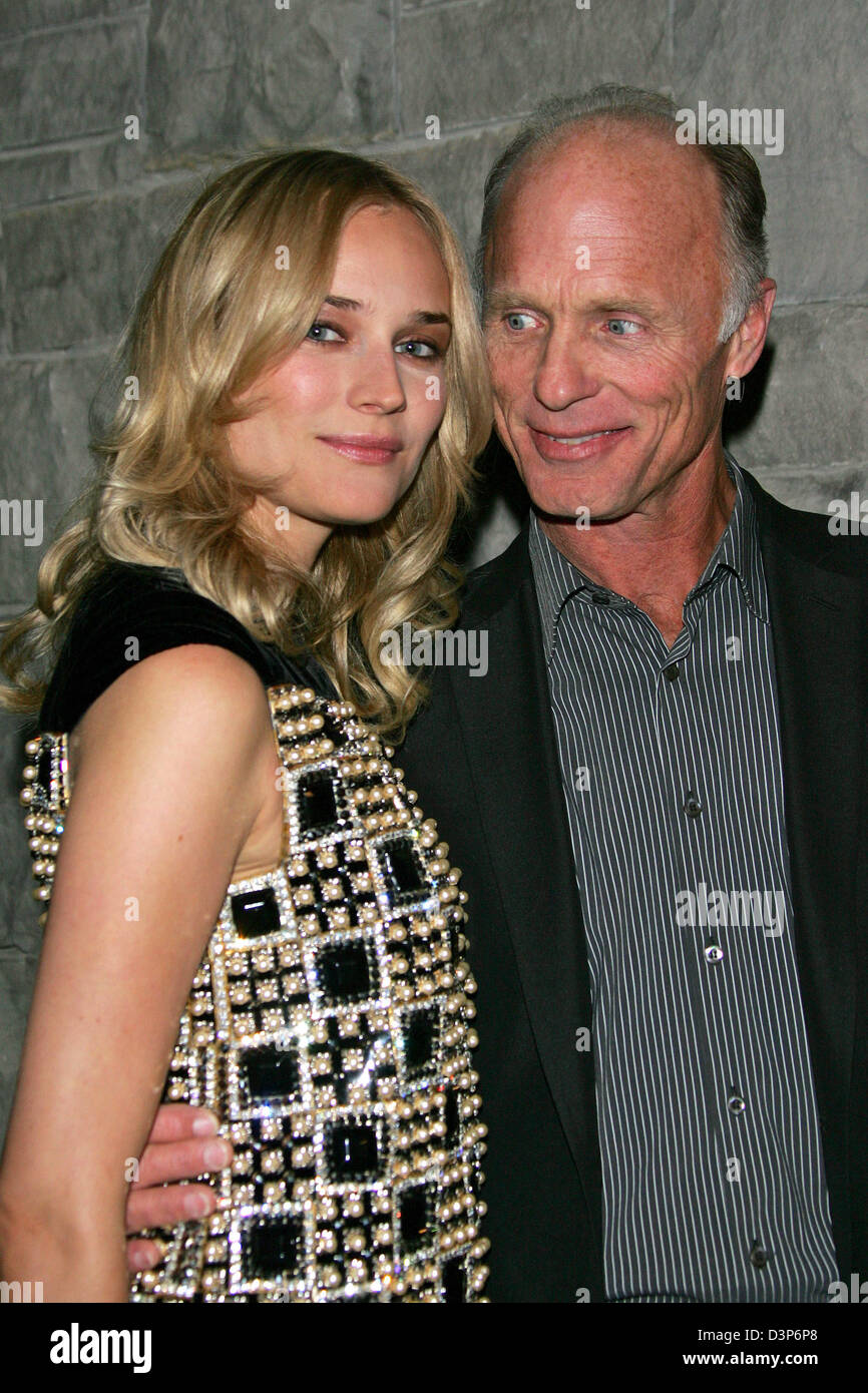 German actress Diane Kruger and US American actor Ed Harris arrive at ...