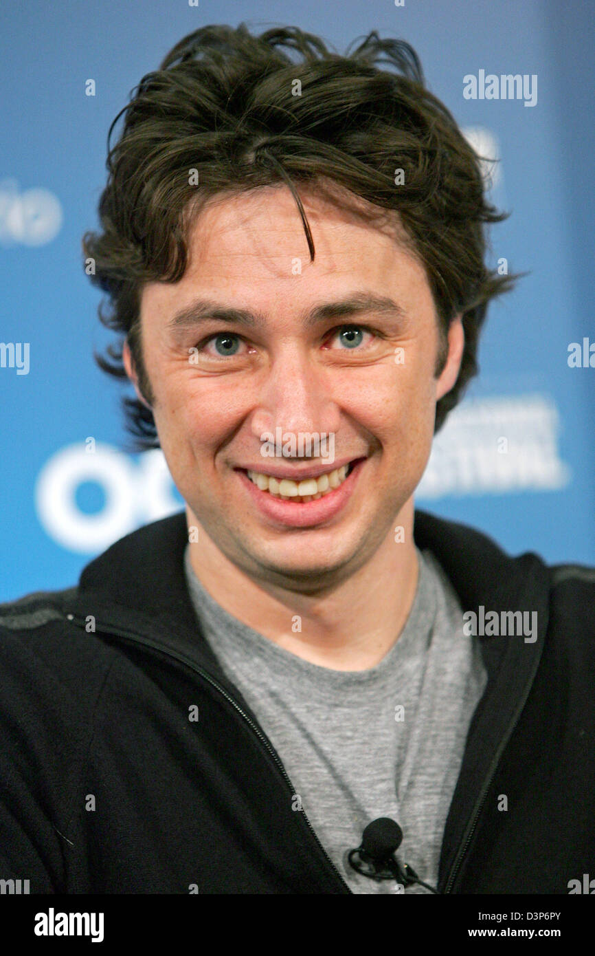 US American actor Zach Braff discusses the film 'The Last Kiss' at a ...