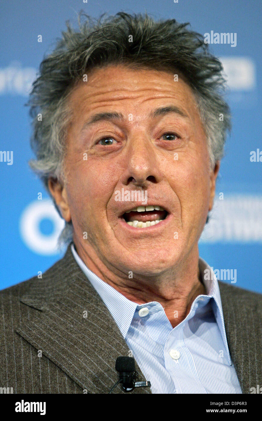 US American actor Dustin Hoffman discusses his new film 'Stranger Than ...