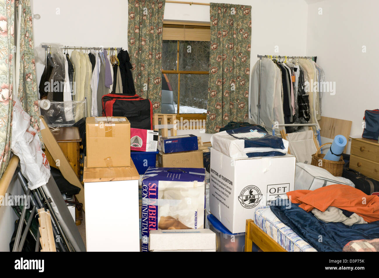 Possessions boxes hi-res stock photography and images - Alamy