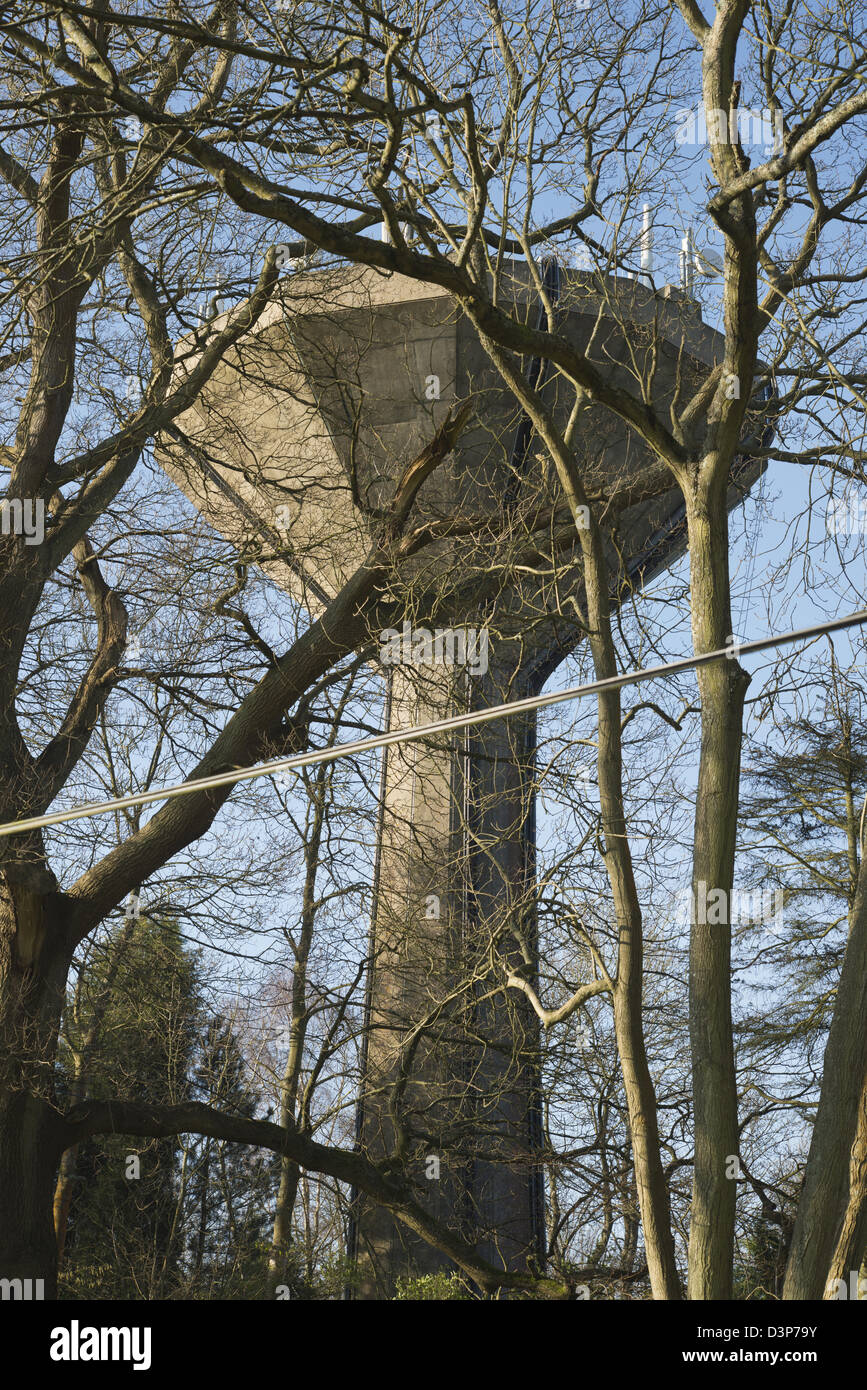 Concrete water tower hi-res stock photography and images - Alamy