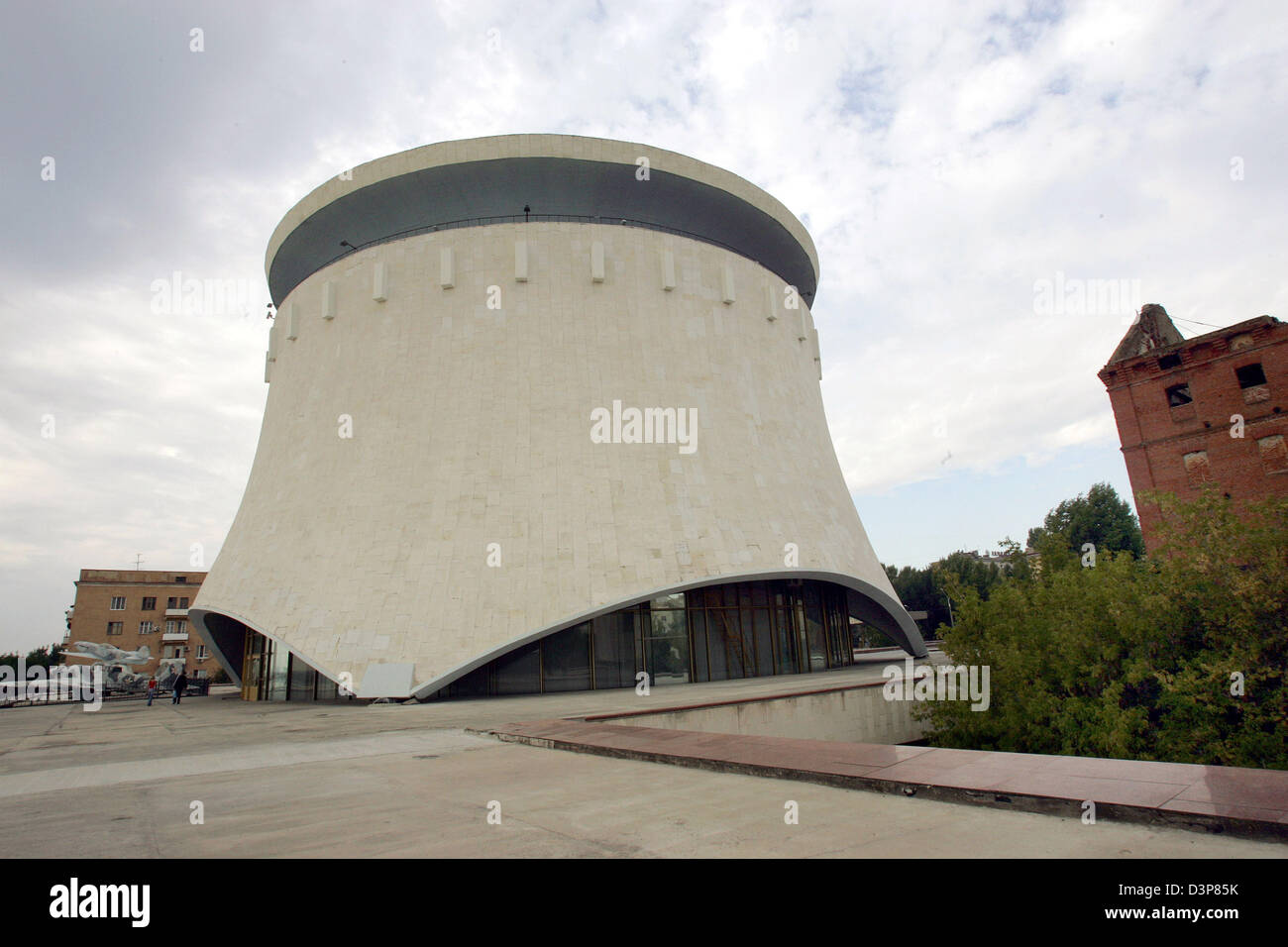 View on the panoramic museum of Volgograd, Russian, 10 September 2006 ...