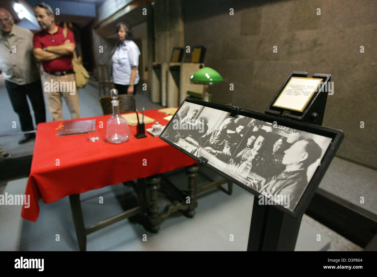 The picture shows the table where German field marshal Friedrich Paulus ...