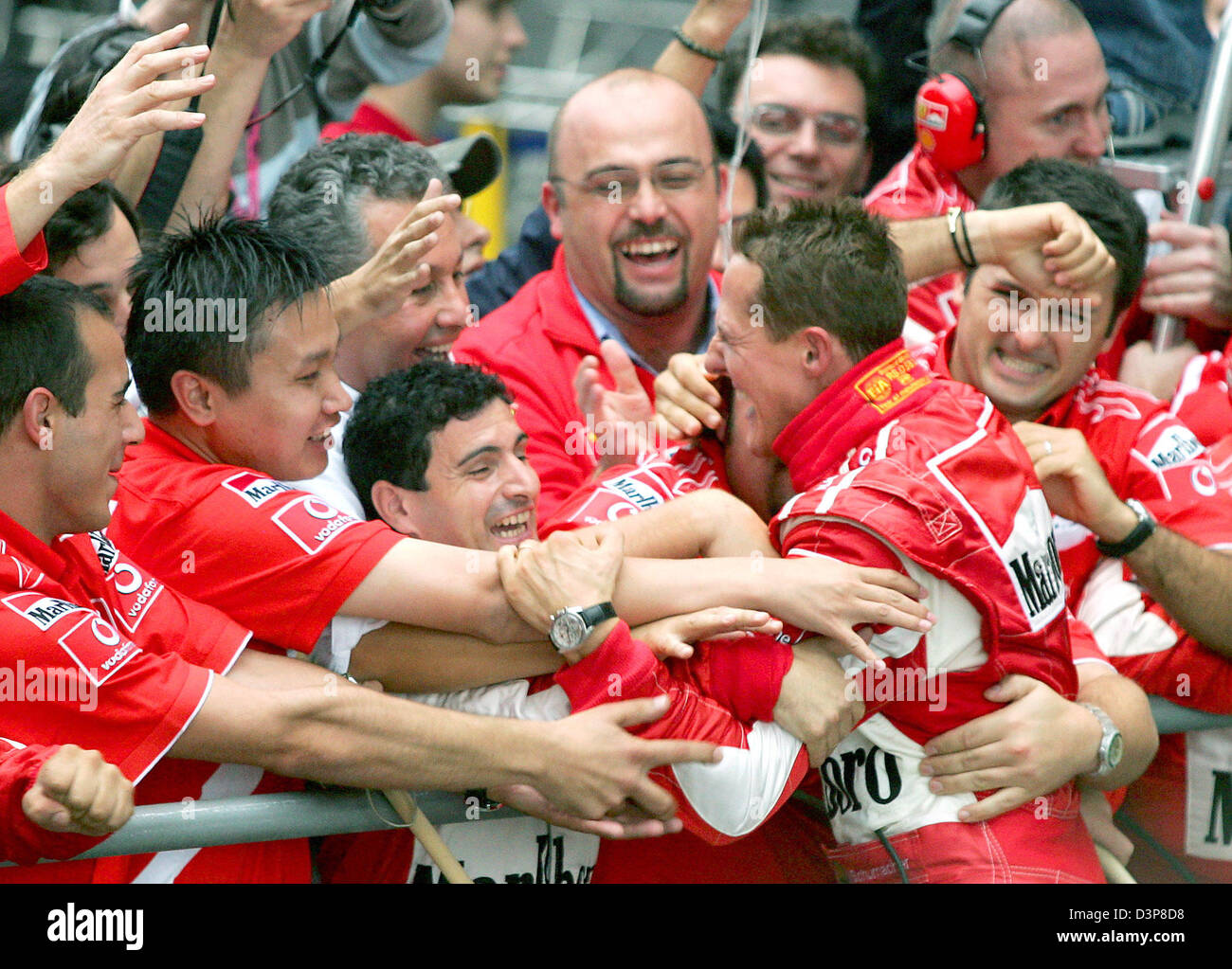 German Formula One pilot Michael Schumacher of Scuderia Ferrari ...
