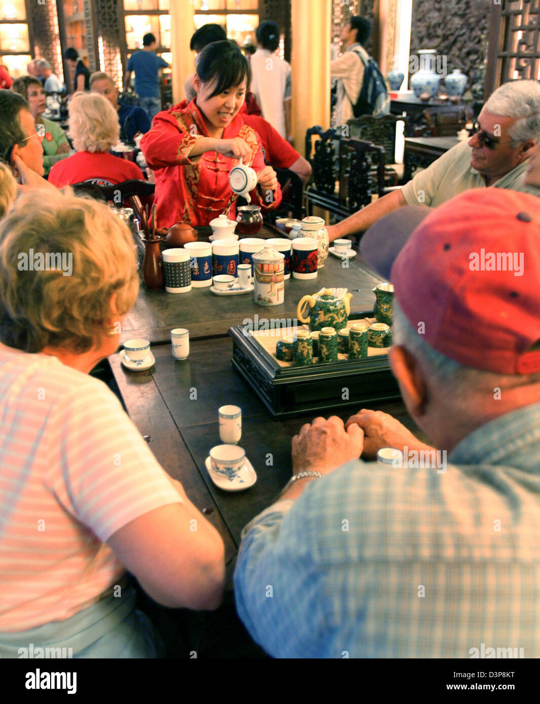 A traditional tea ceremony pictured in Beijing, China, 25 September ...