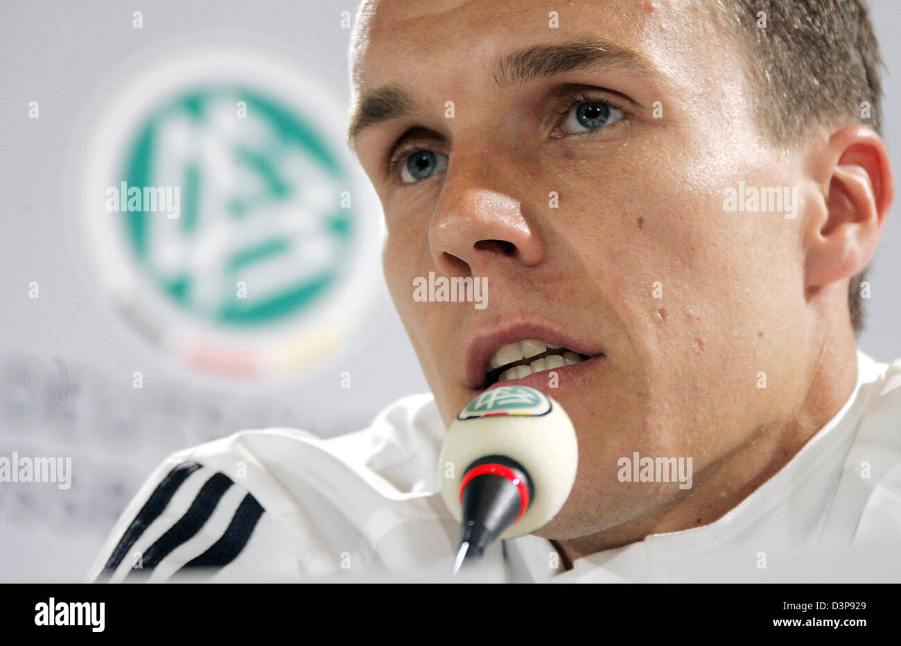 German national soccer team reserve goalkeepers Robert Enke is pictured ...