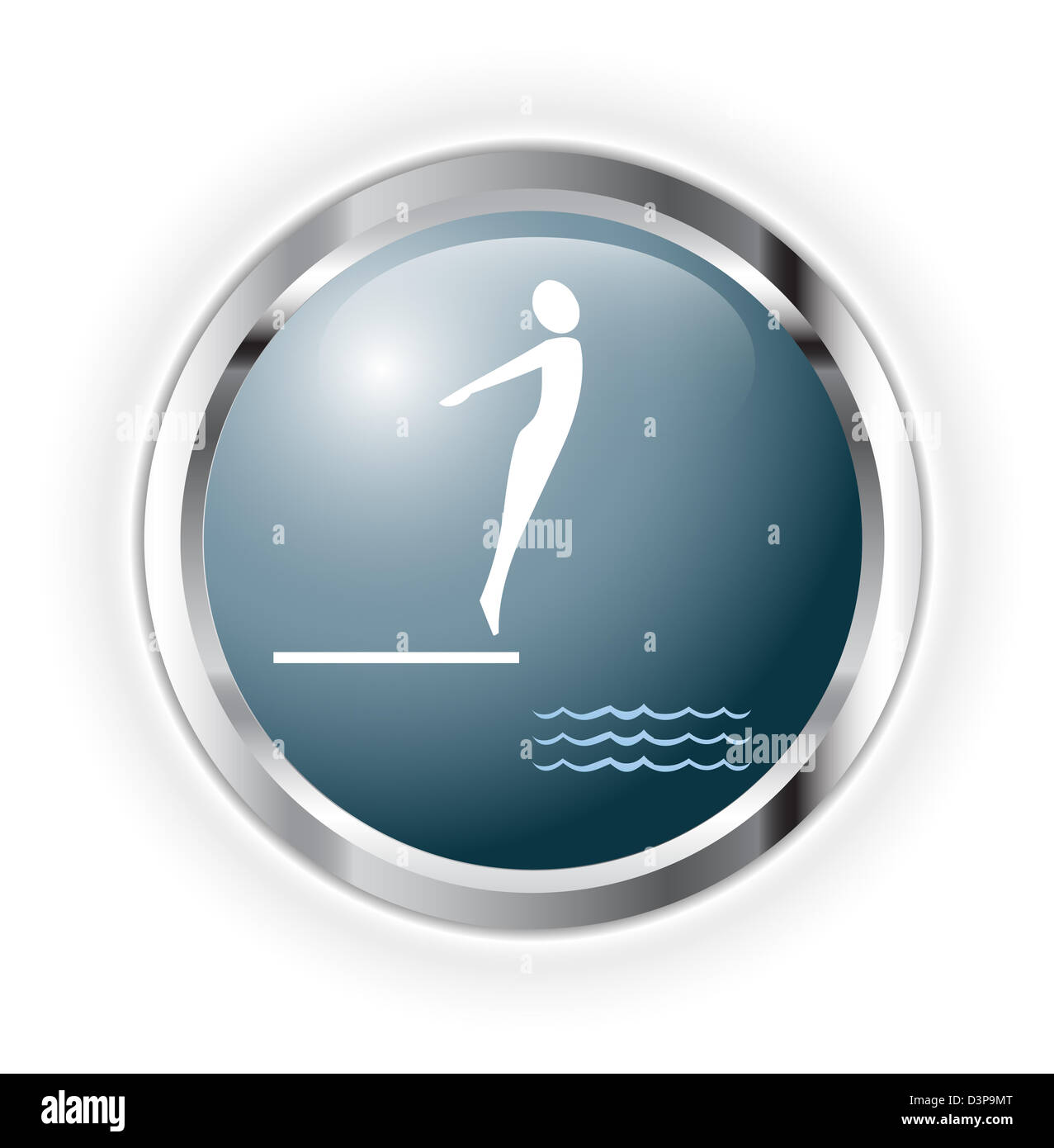 High diving woman Cut Out Stock Images & Pictures - Alamy
