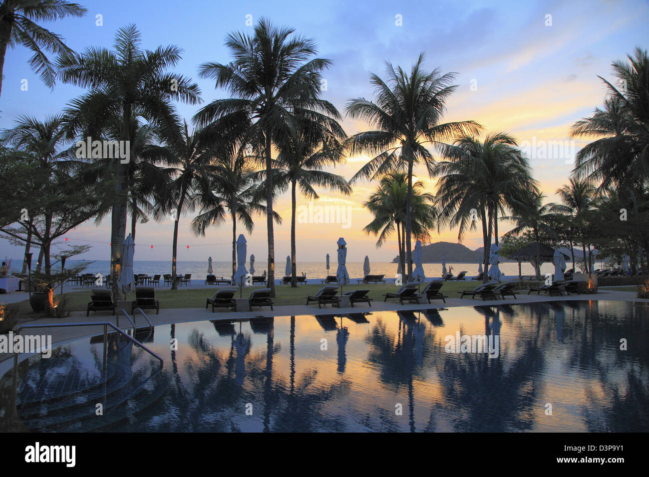 Malaysia, Kedah, Langkawi Island, Cenang Beach Stock Photo - Alamy