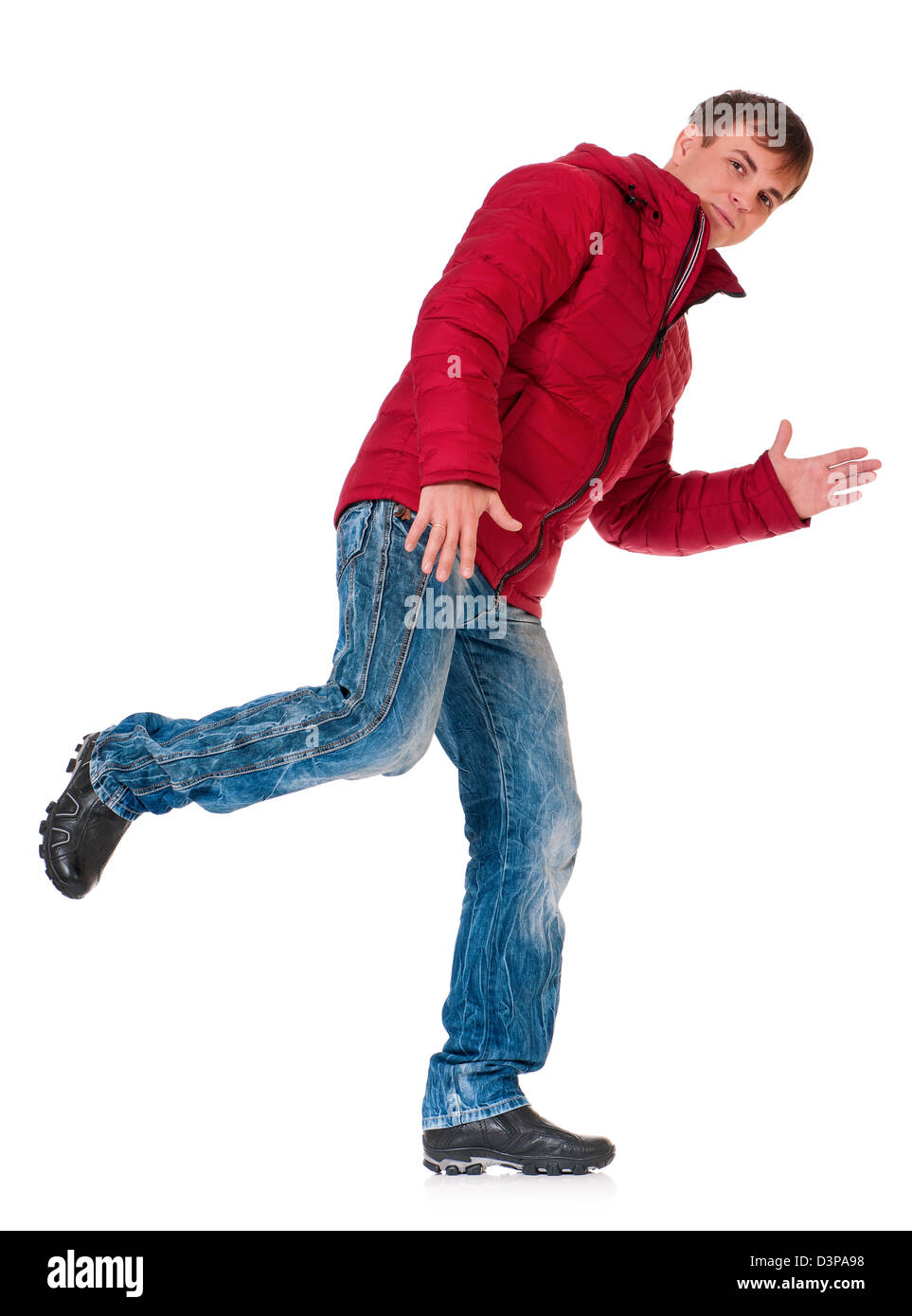 Man running in urban Cut Out Stock Images & Pictures - Alamy