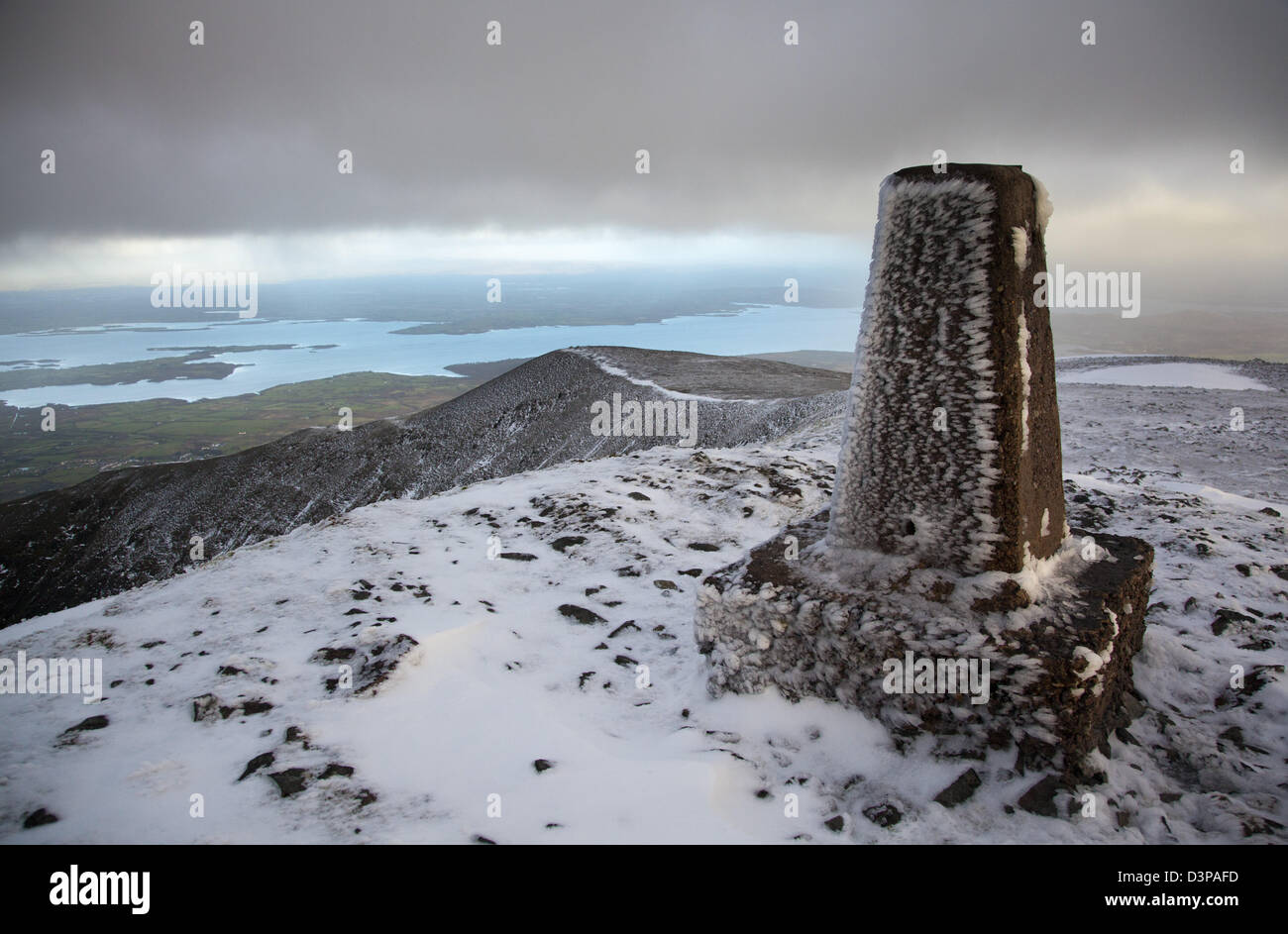 Trig pillar mountains hi-res stock photography and images - Alamy