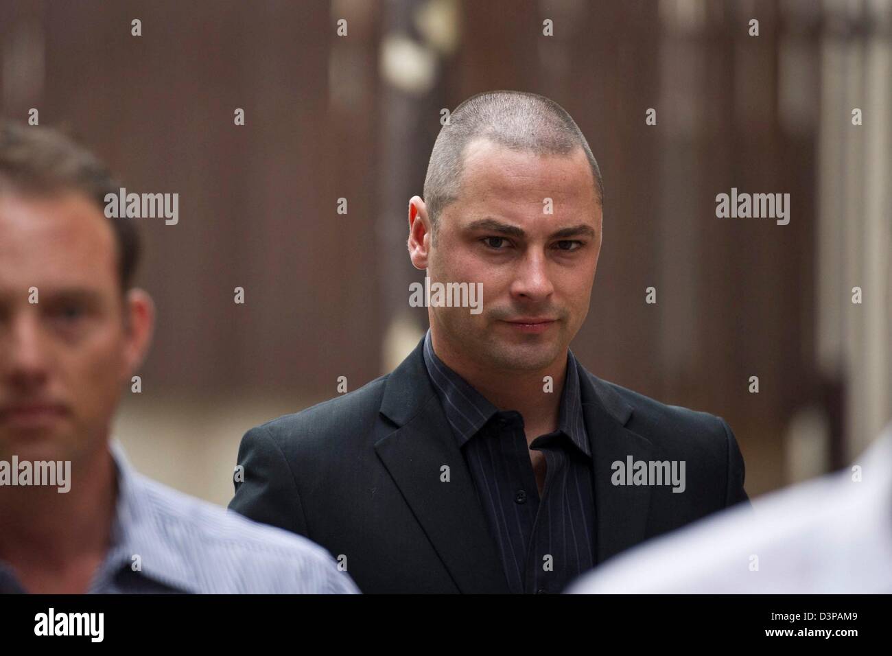 Pretoria, South Africa. 22nd February 2013. Carl Pistorius arrives at ...