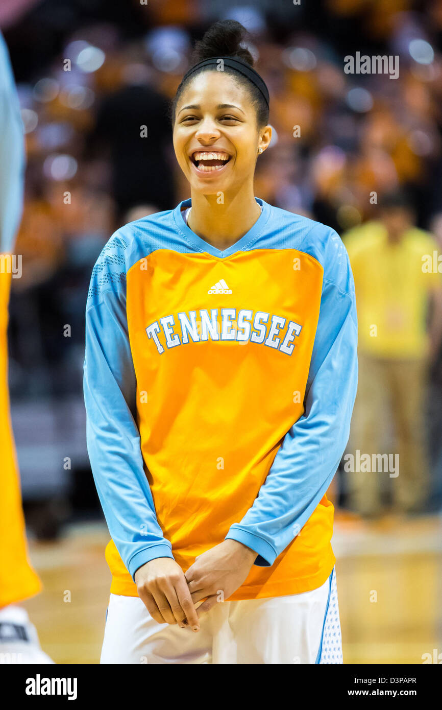 Knoxville, Tennessee, USA. 21st February 2013. center Isabelle Harrison ...