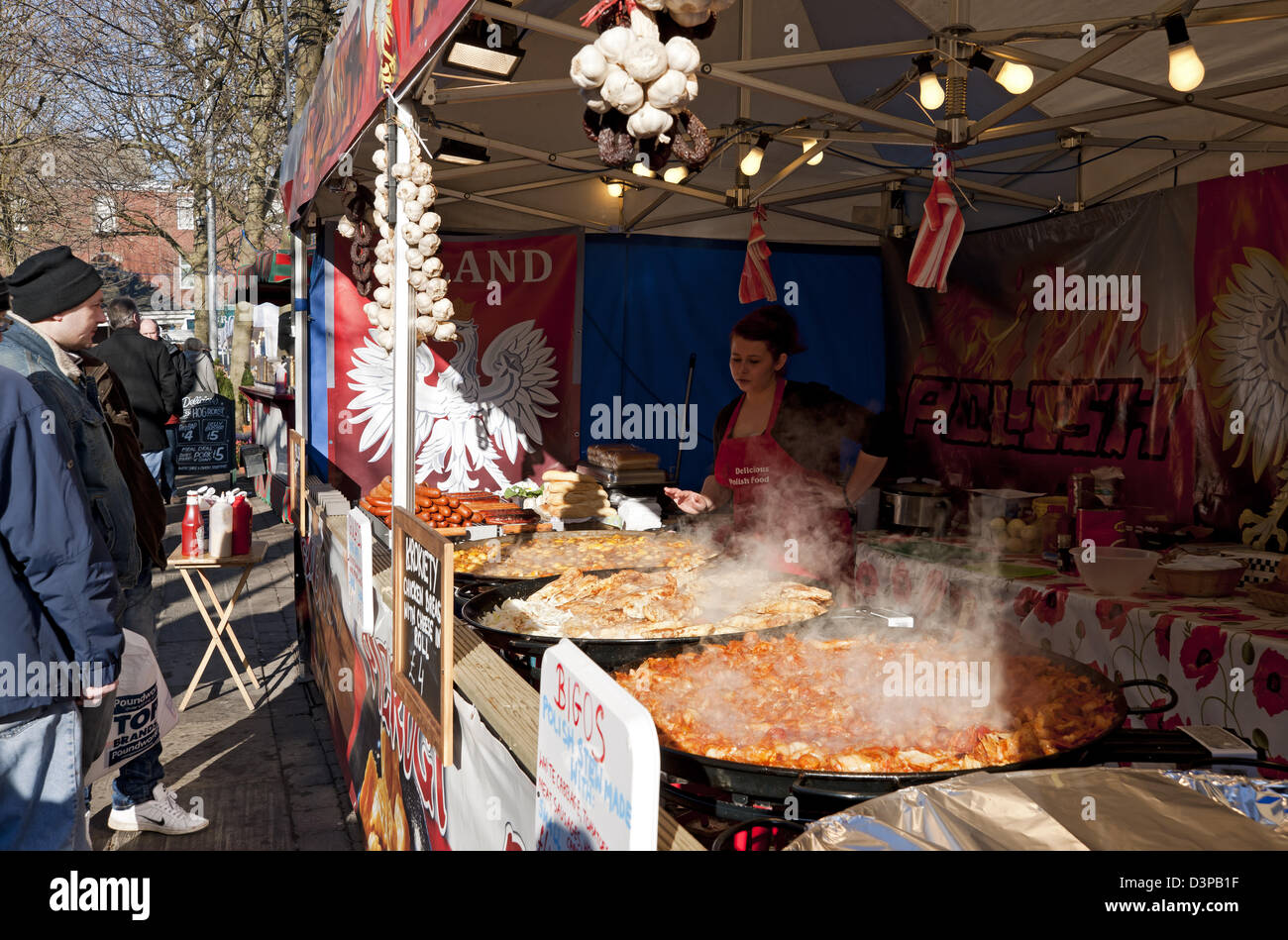 Polish food market hi-res stock photography and images - Alamy