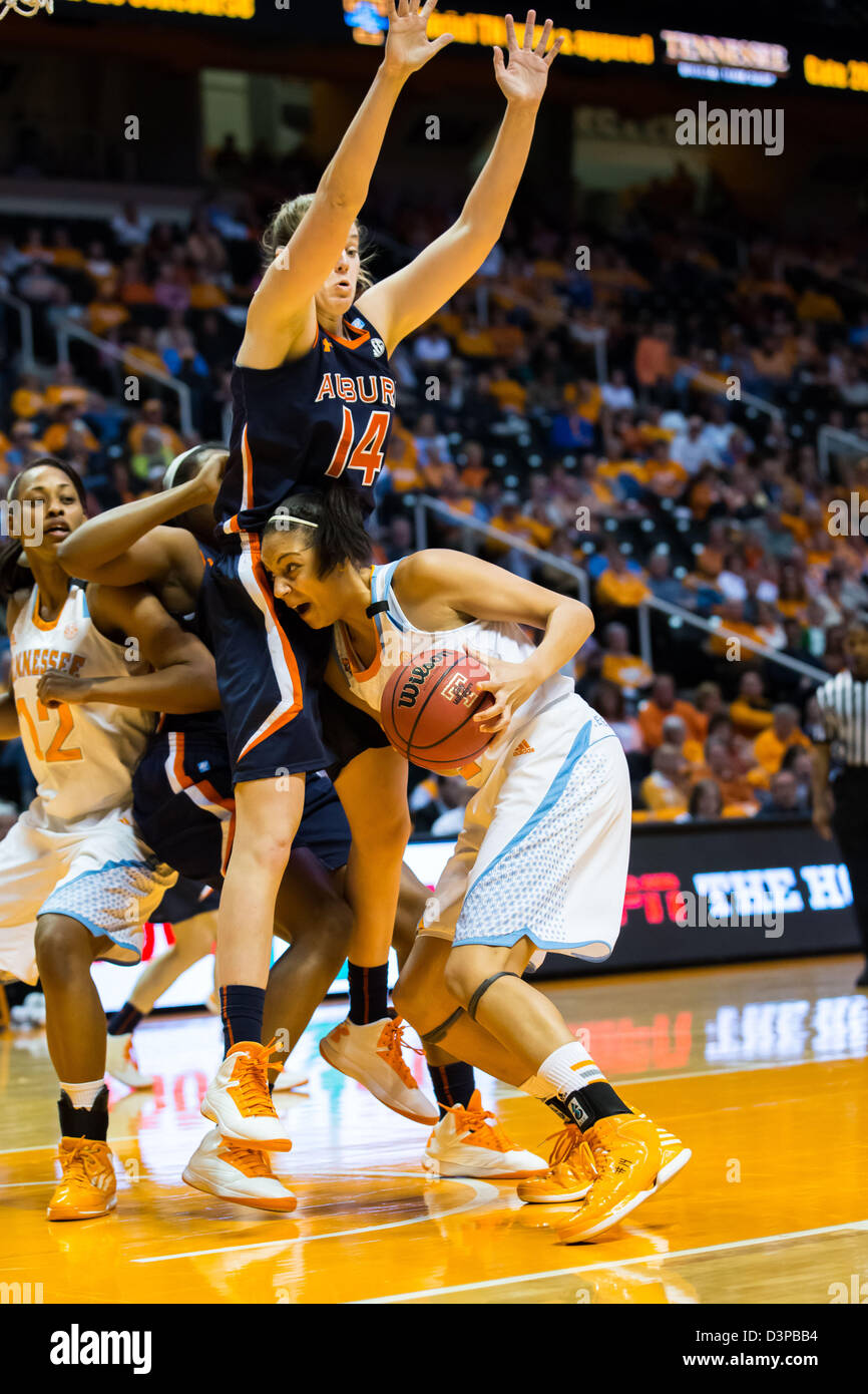 Knoxville, Tennessee, USA. 21st February 2013. forward Cierra Burdick ...