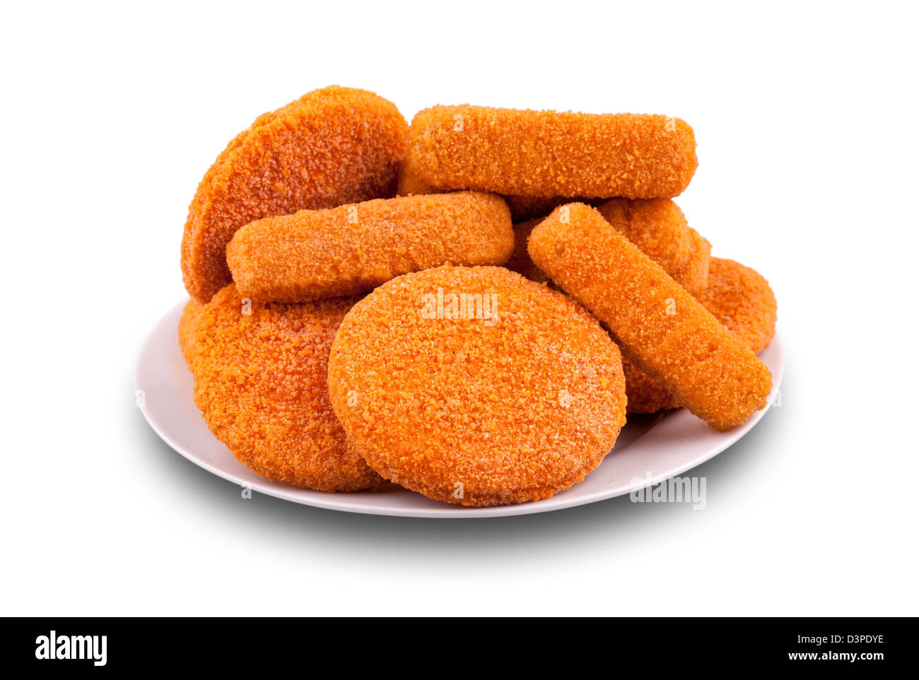 Food breaded fish seafood cakes fishcake hi-res stock photography and ...