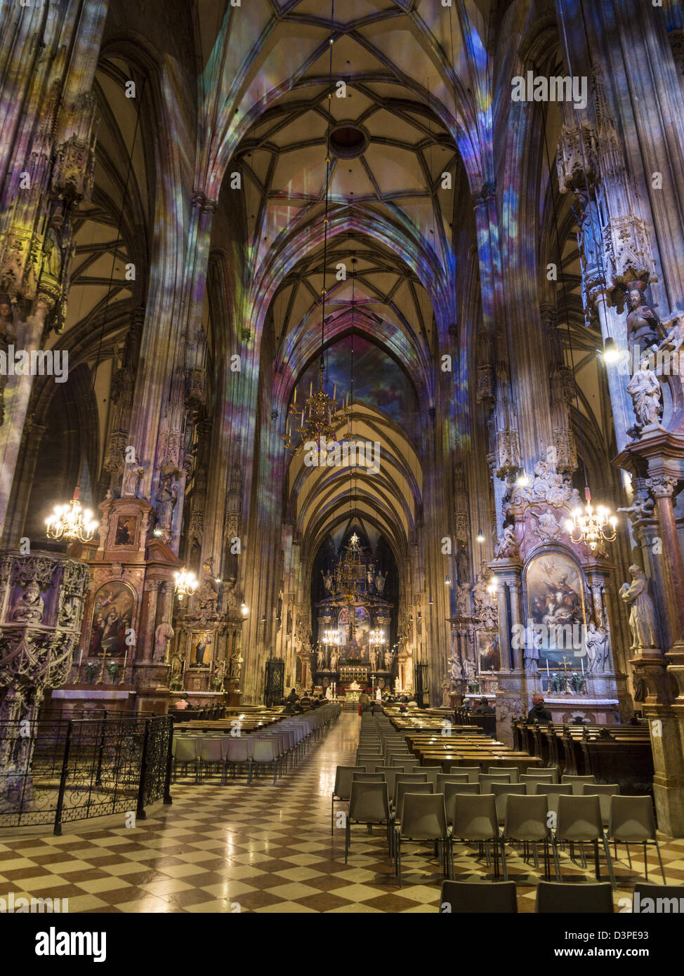 Church Interior Night
