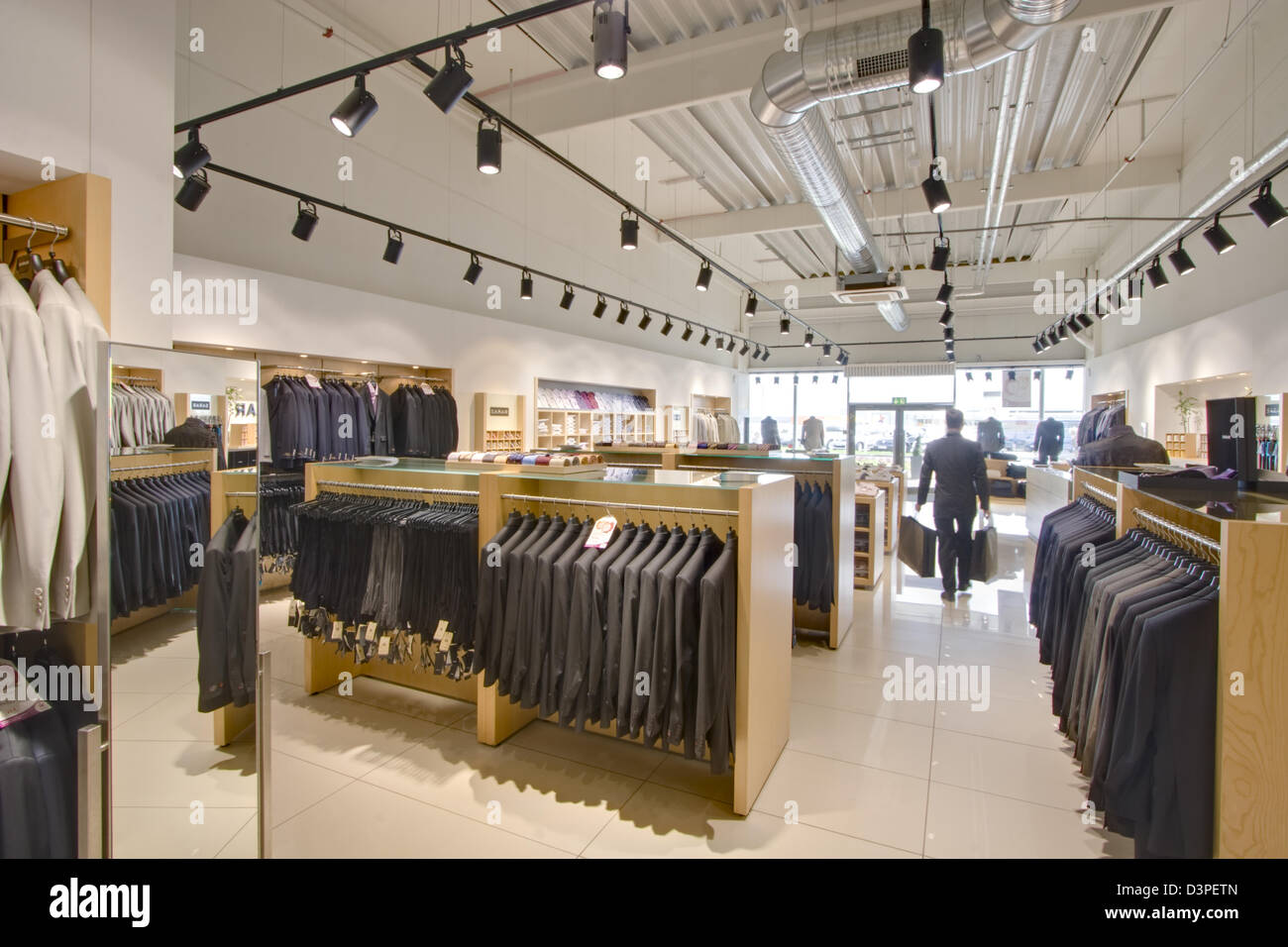 Modern interior of shop Stock Photo - Alamy