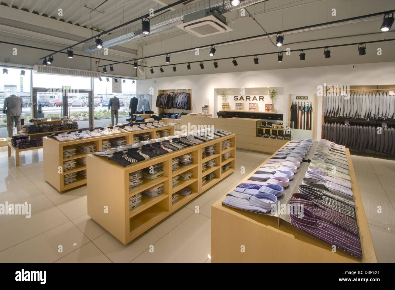 Modern interior of shop Stock Photo - Alamy