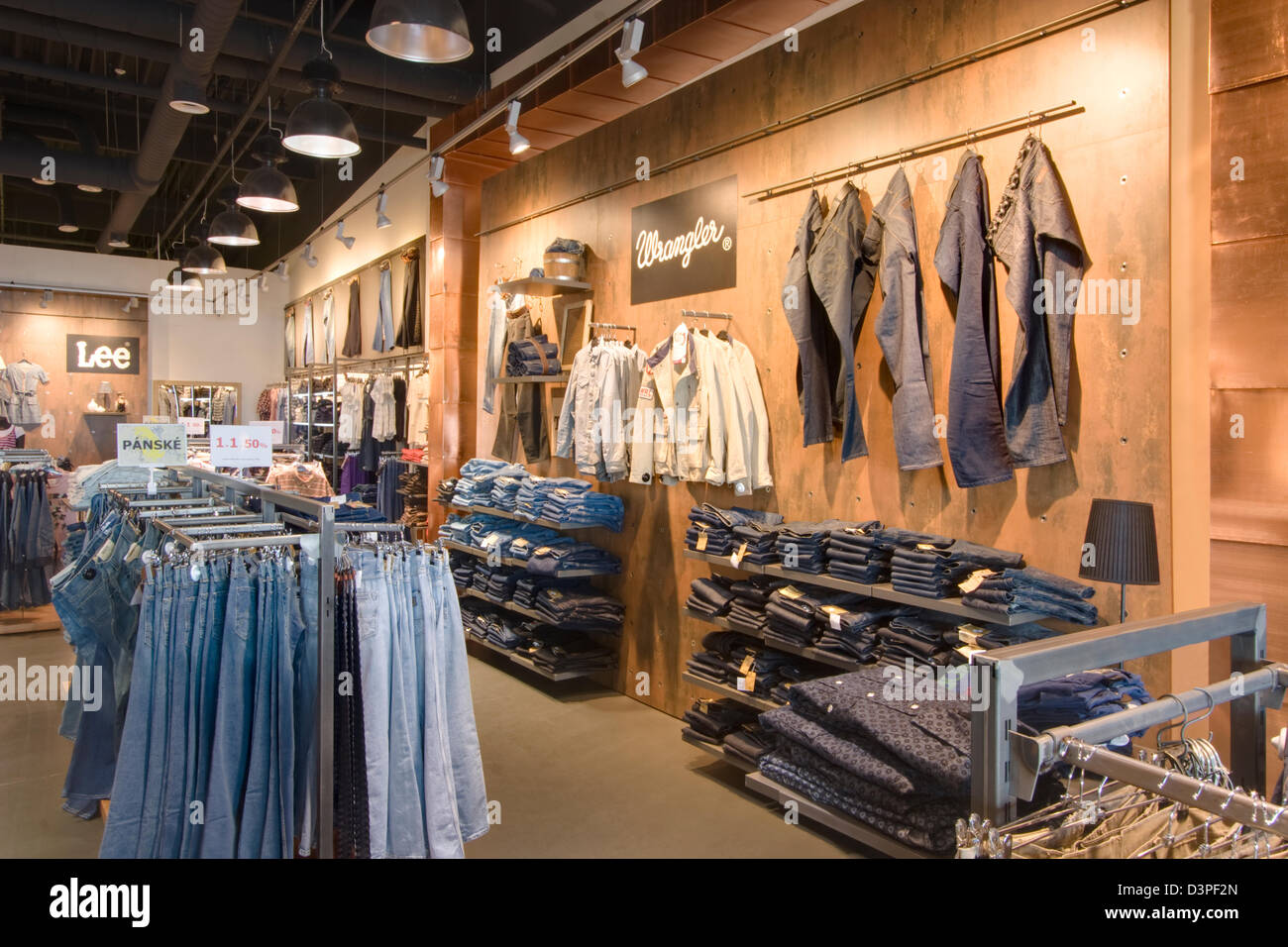 Modern interior of shop Stock Photo - Alamy
