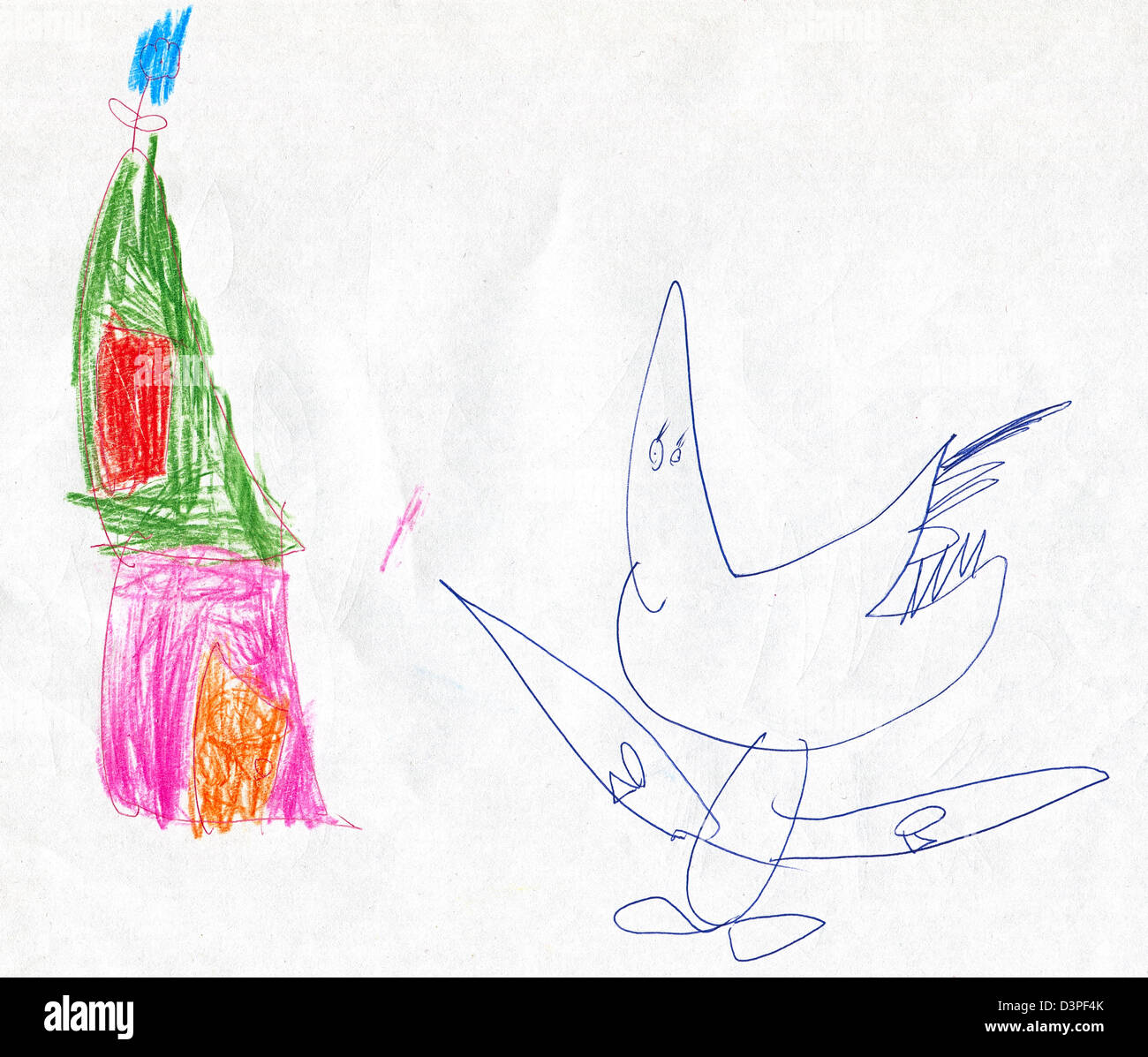 Pastel and graphite Cut Out Stock Images & Pictures - Alamy