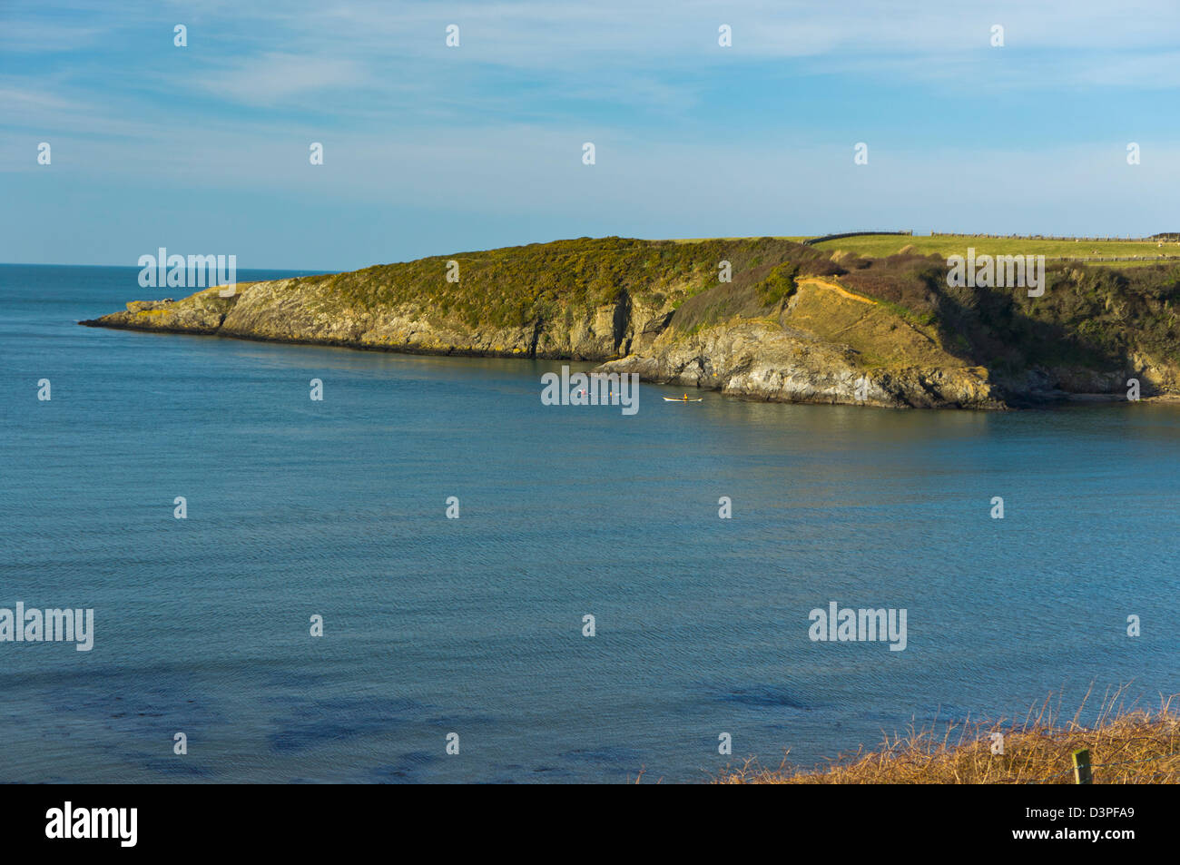 Cemaes Bay Harbour Anglesey North Wales Uk Stock Photo - Alamy