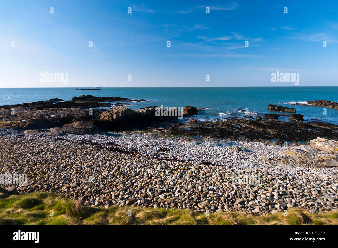 Cemlyn Bay Anglesey North Wales Uk Stock Photo - Alamy