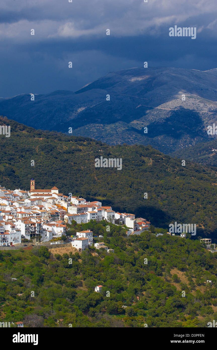 Algatocín. Genal river valley, Ronda mountains, White villages, Pueblos ...
