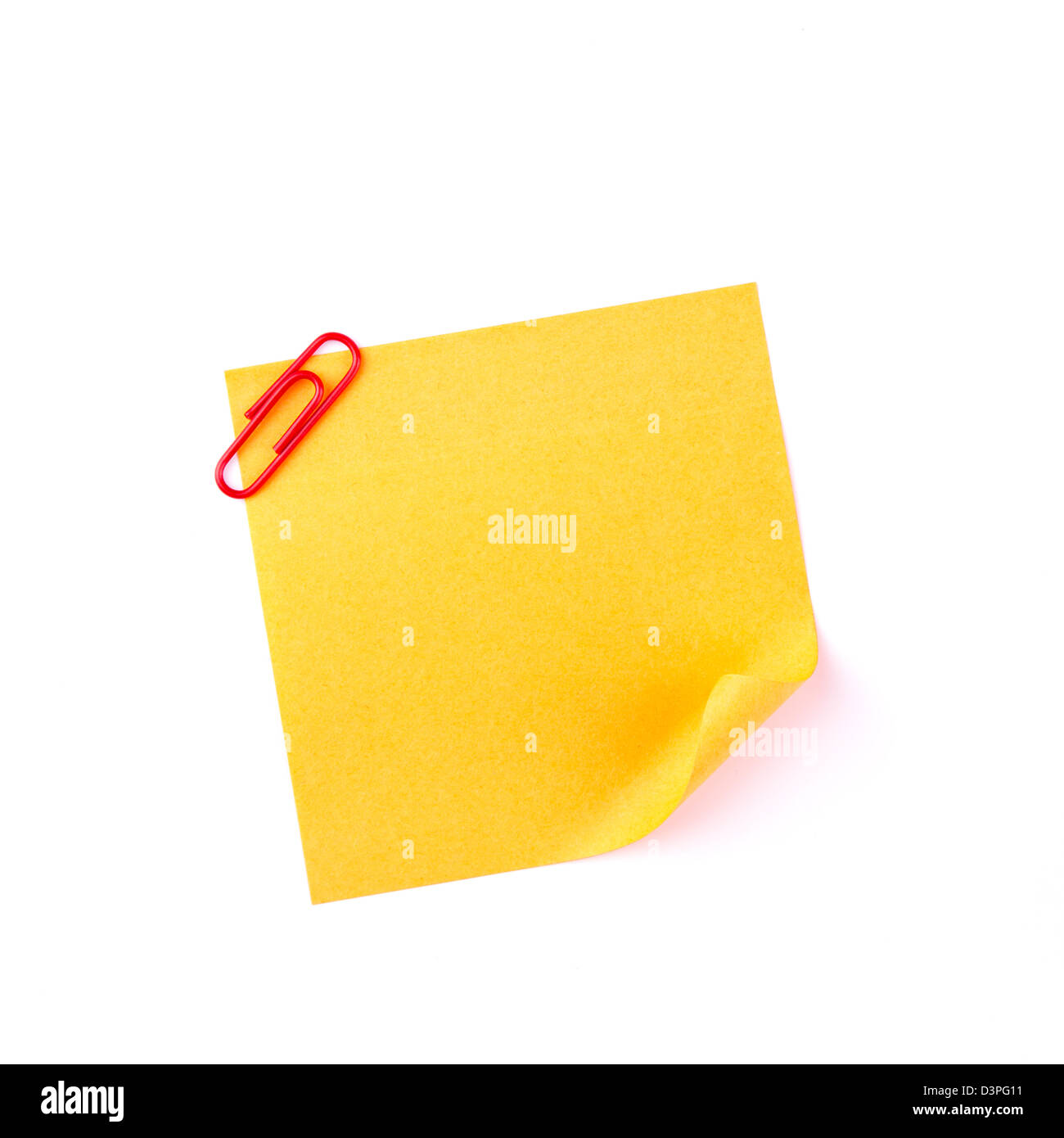 Orange paper clip hi-res stock photography and images - Alamy