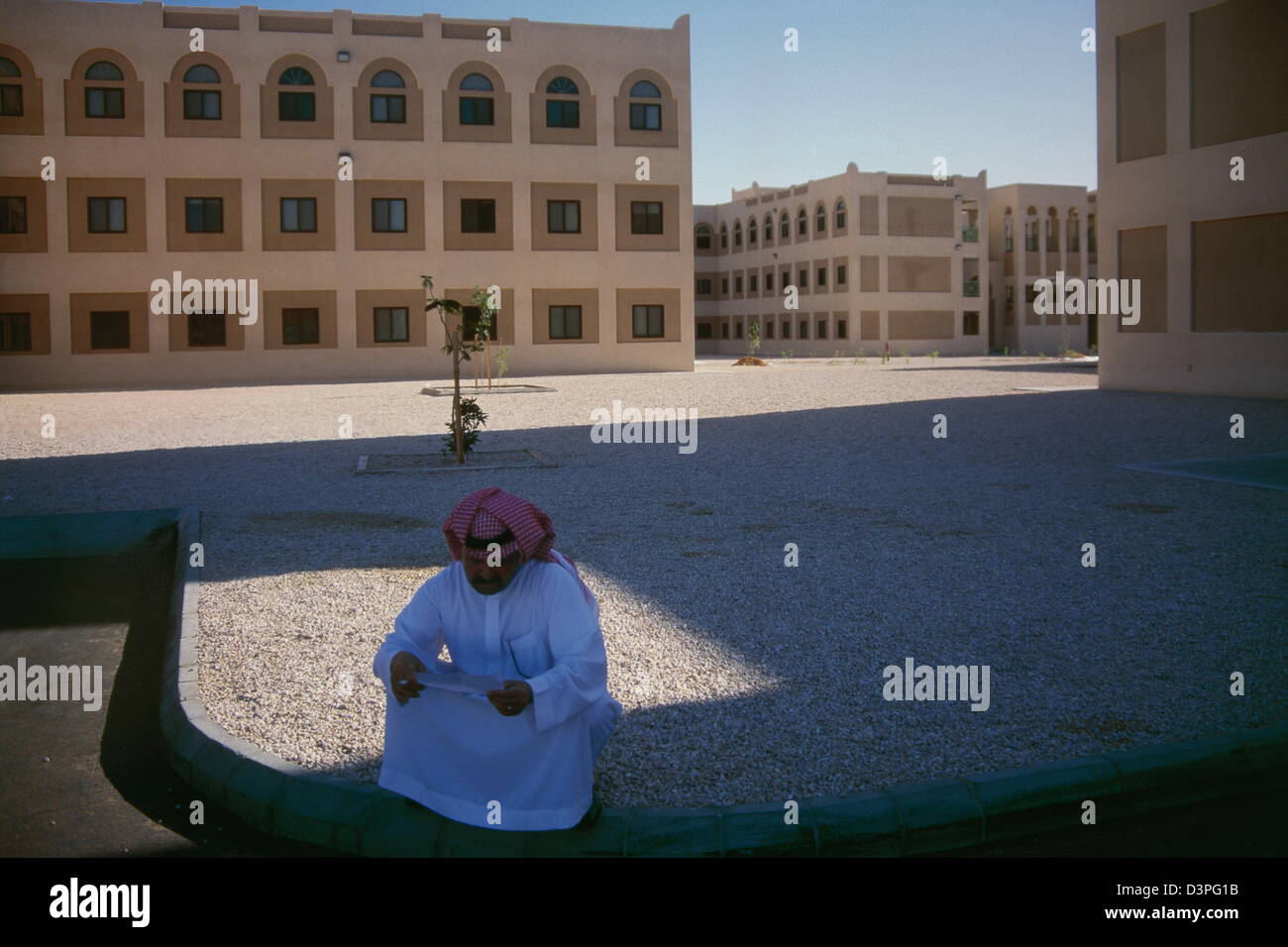 Residential and admin buildings in Shaybah where Saudi Aramco has ...