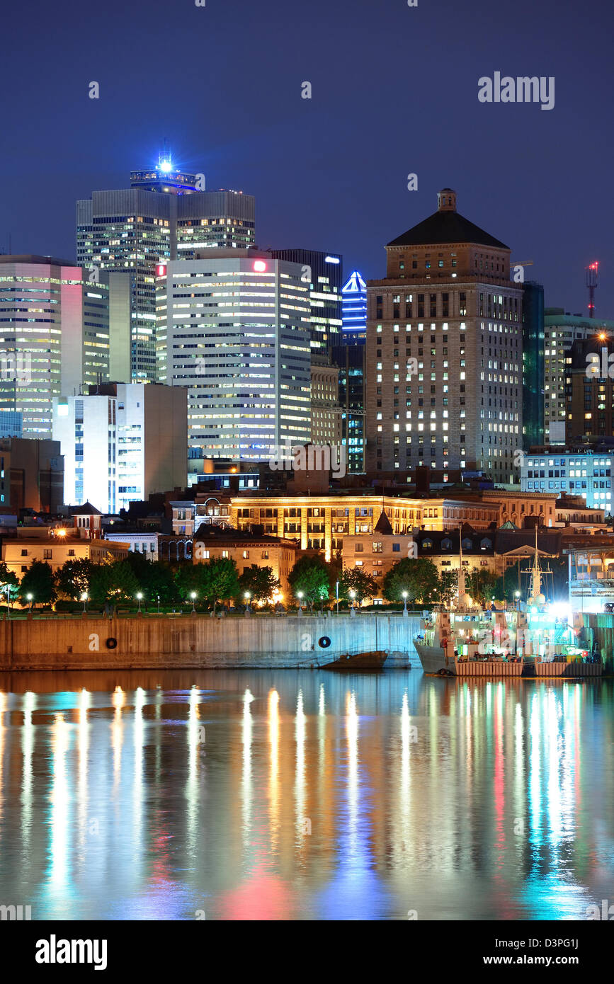 Montreal skyline lights hi-res stock photography and images - Alamy