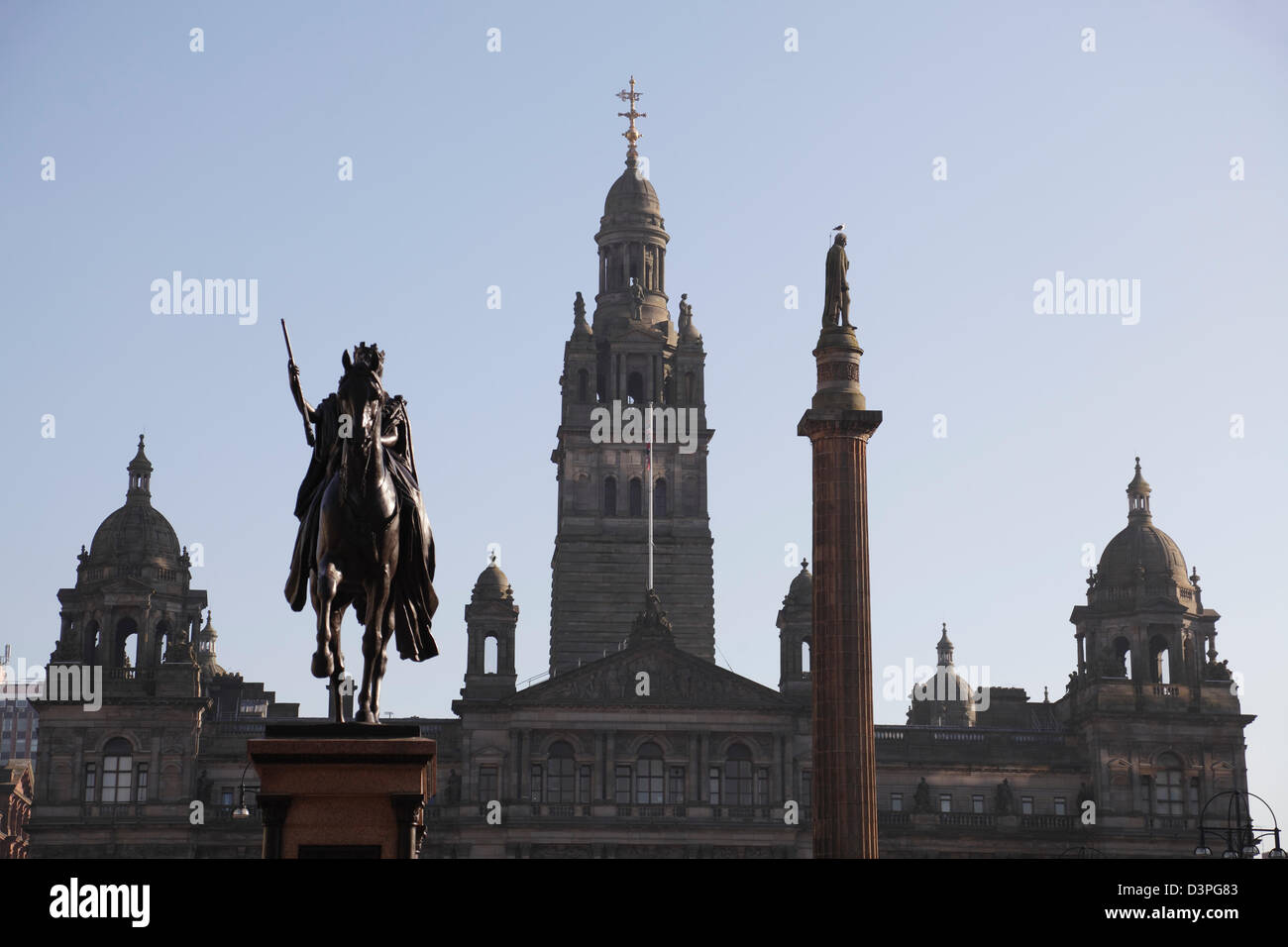 George Square Statues High Resolution Stock Photography and Images - Alamy