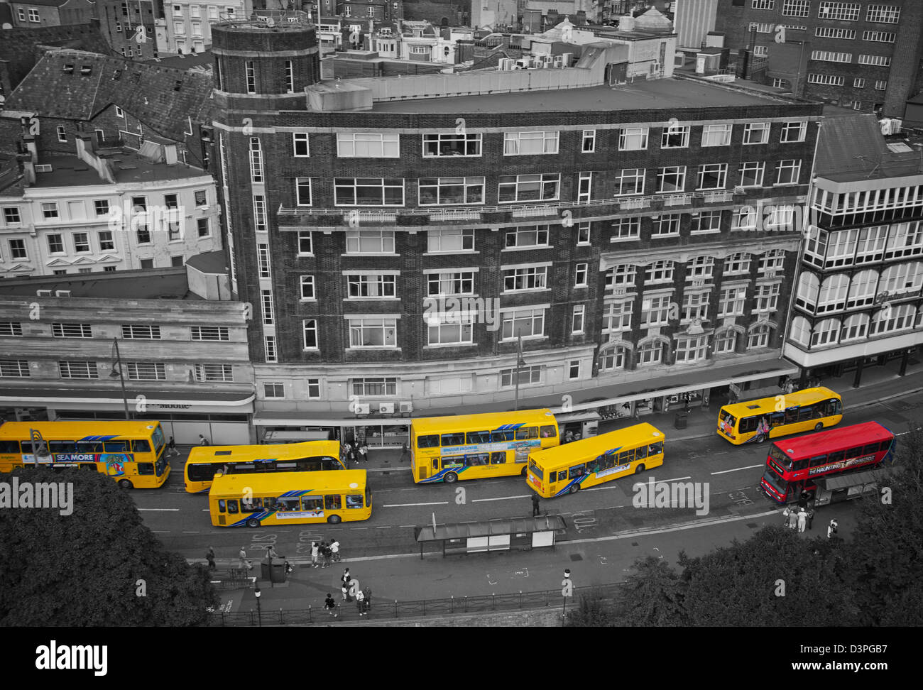 Bournemouth buses hi-res stock photography and images - Alamy