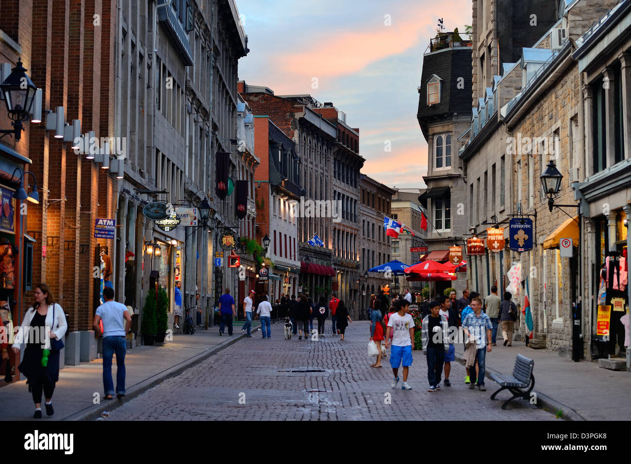 City street view Stock Photo - Alamy