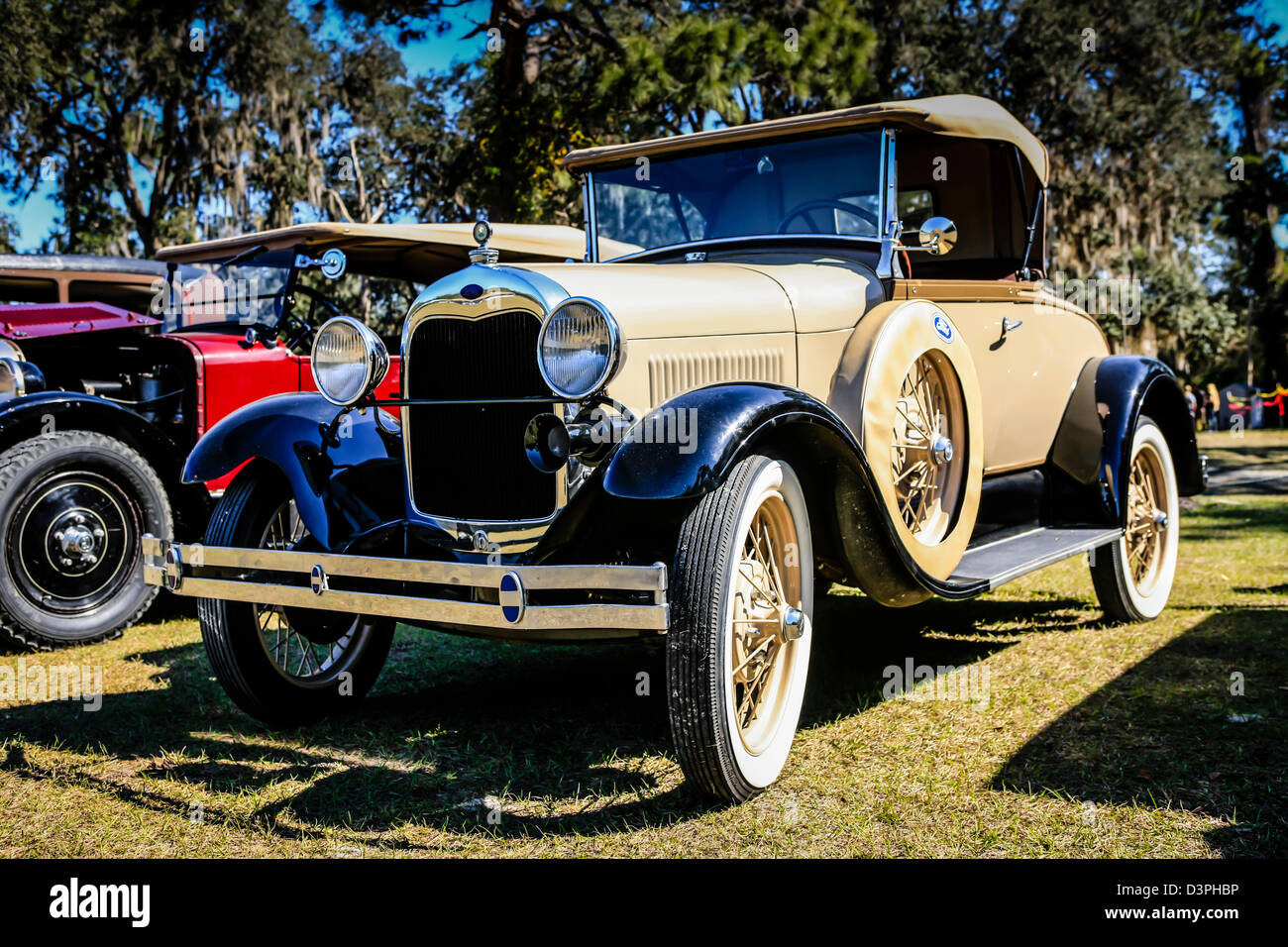 1929 Ford Model A Convertible Car Stock Photo - Alamy