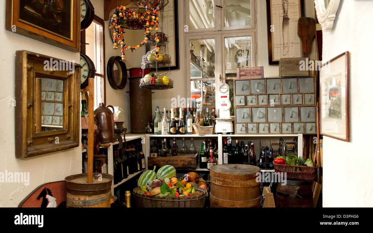 Various props of props rental agency Axis Mundi, are on display in a ...