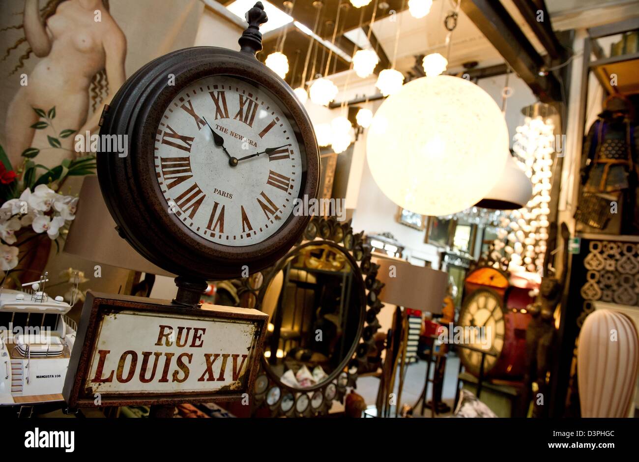 Various props of props rental agency Axis Mundi, are on display in a ...