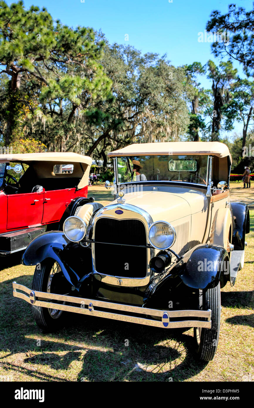 1929 Ford Model A Convertible Car Stock Photo - Alamy