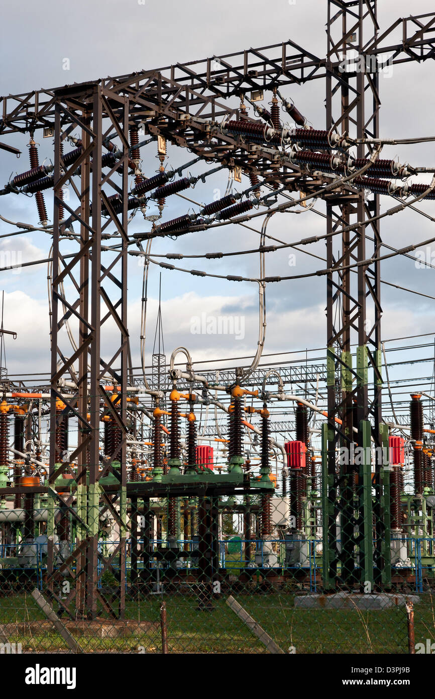 High voltage substation hi-res stock photography and images - Alamy
