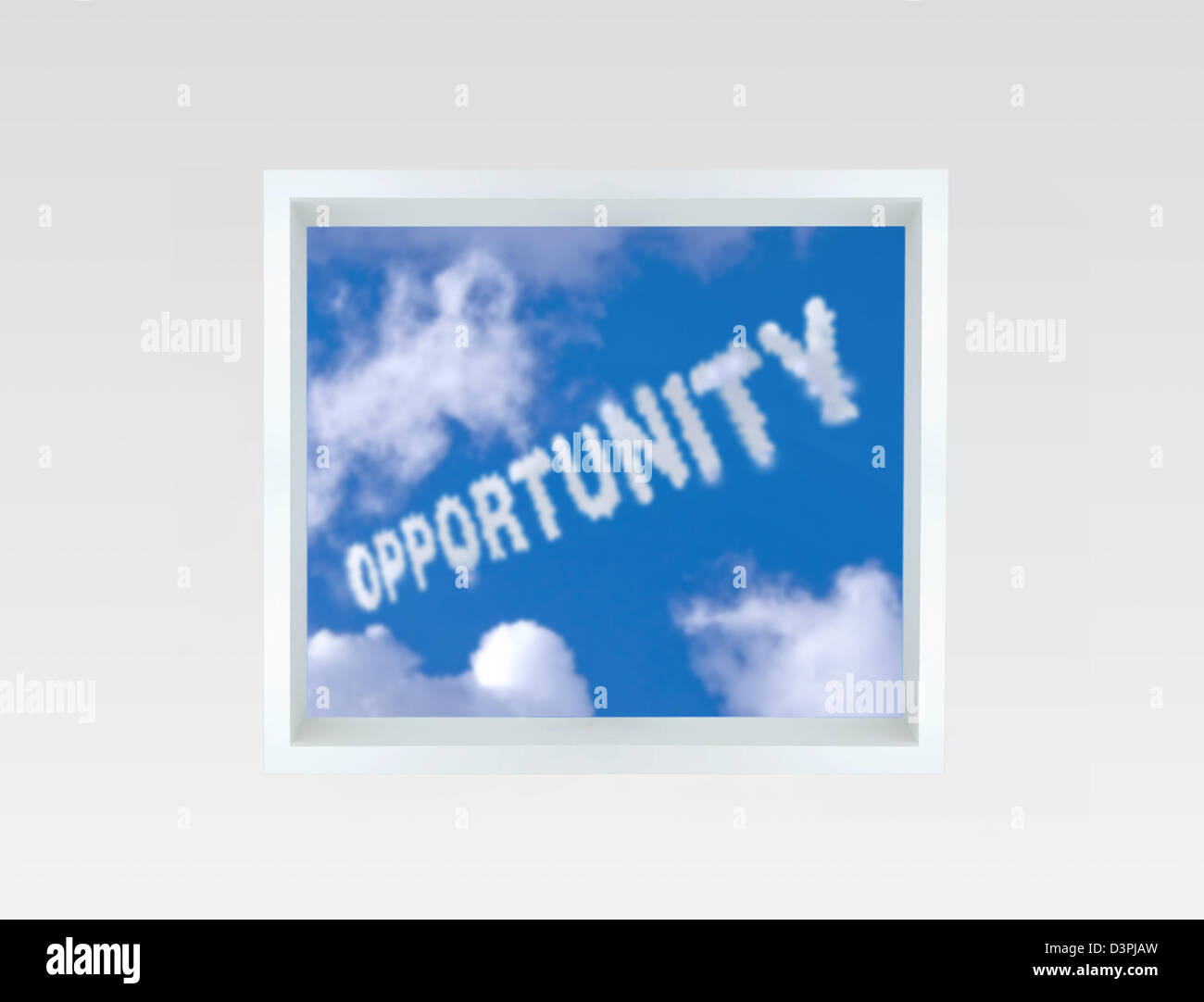 Window of opportunity Stock Photo - Alamy