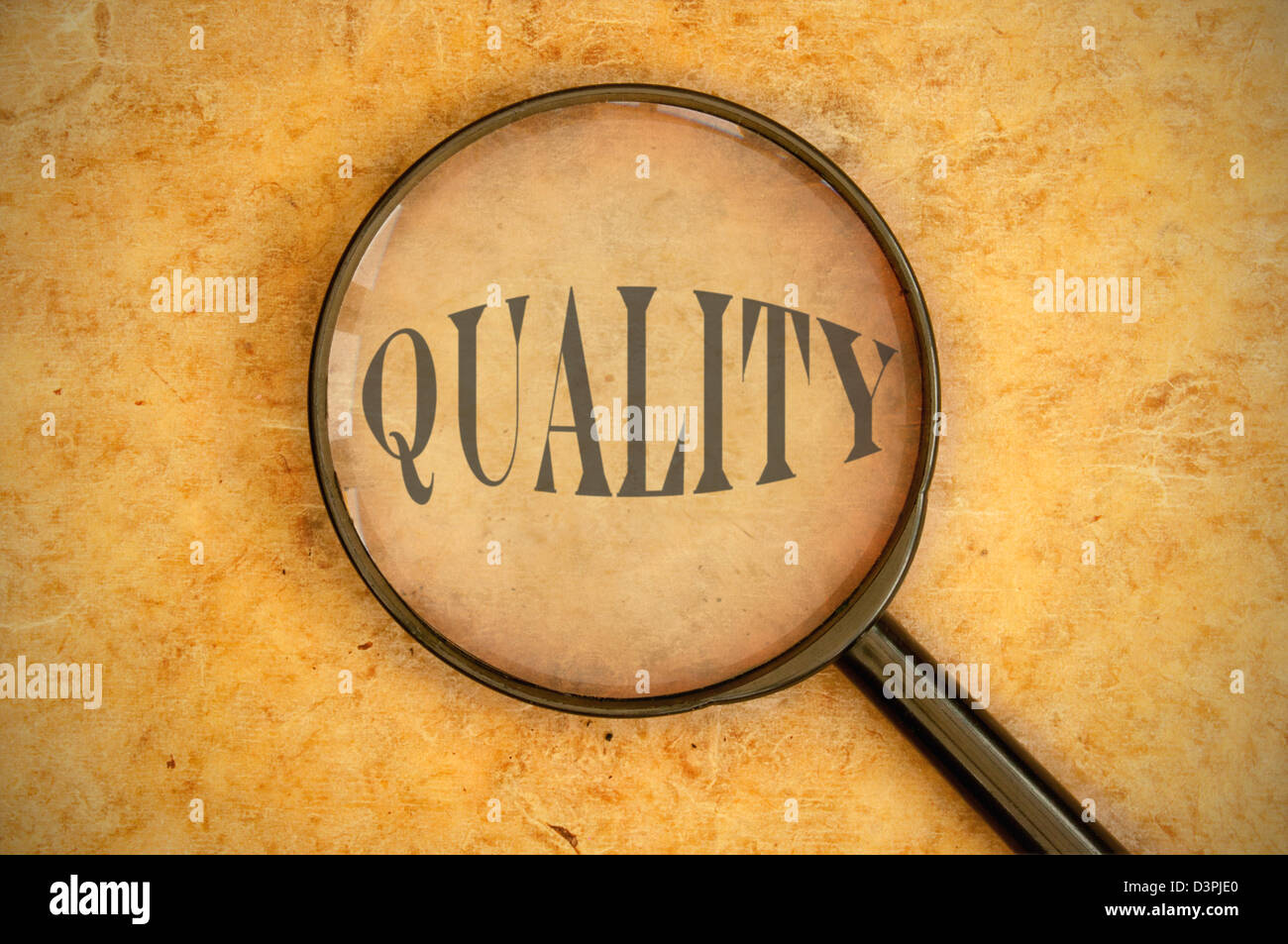 Focus on quality magnifying glass hi-res stock photography and images ...