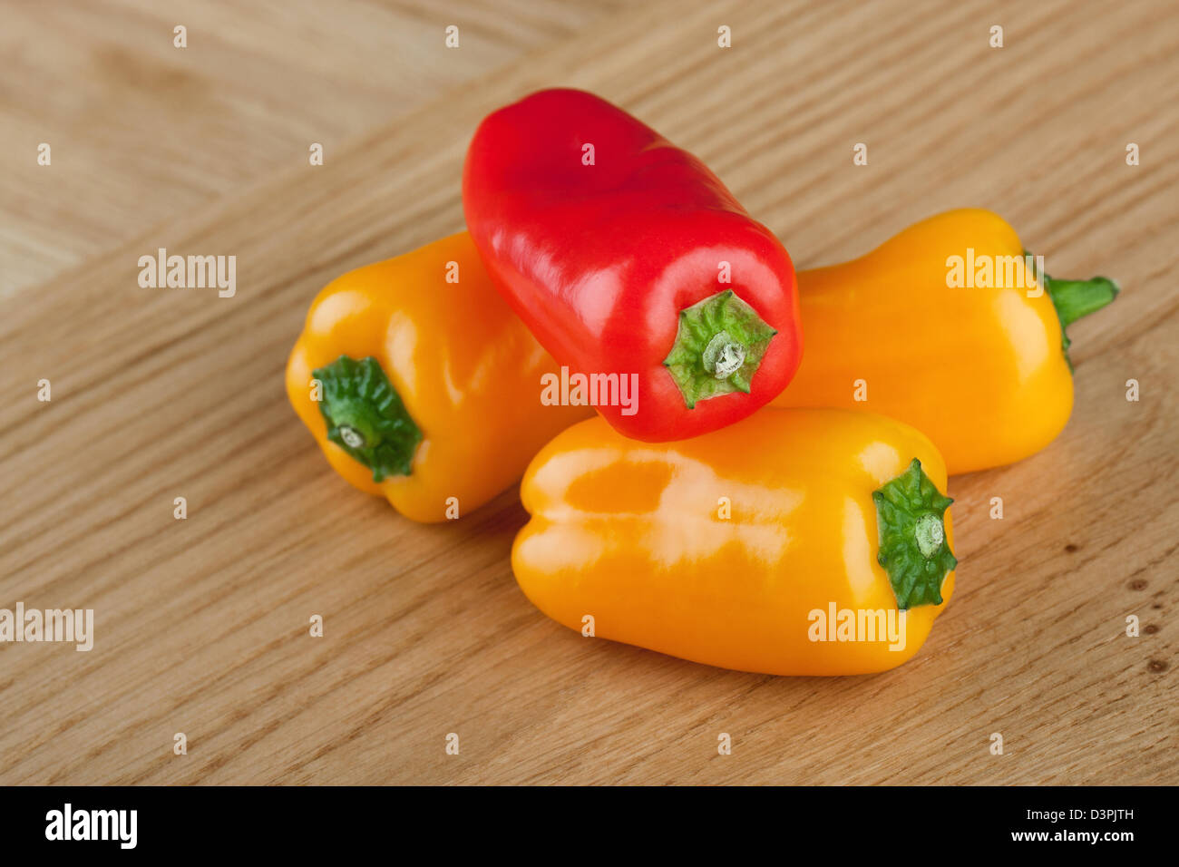 Group Sweet Mini Peppers Stock Photo - Alamy