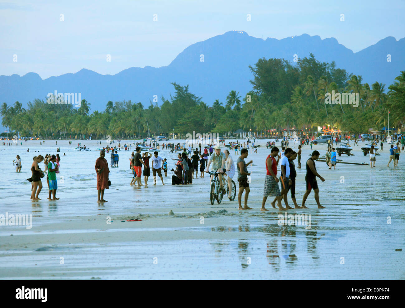Malaysia, Kedah, Langkawi Island, Cenang Beach Stock Photo - Alamy