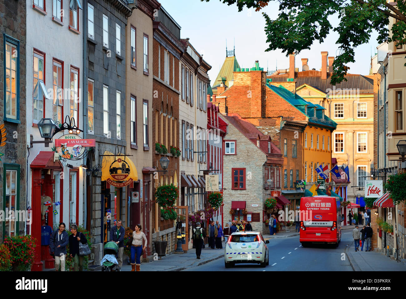 Old street with traffic Stock Photo - Alamy