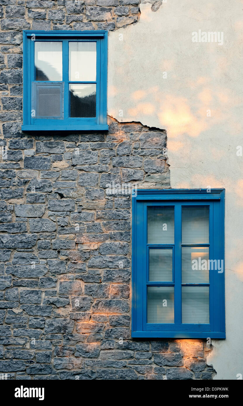 Ancient window of old building in Quebec City Stock Photo - Alamy