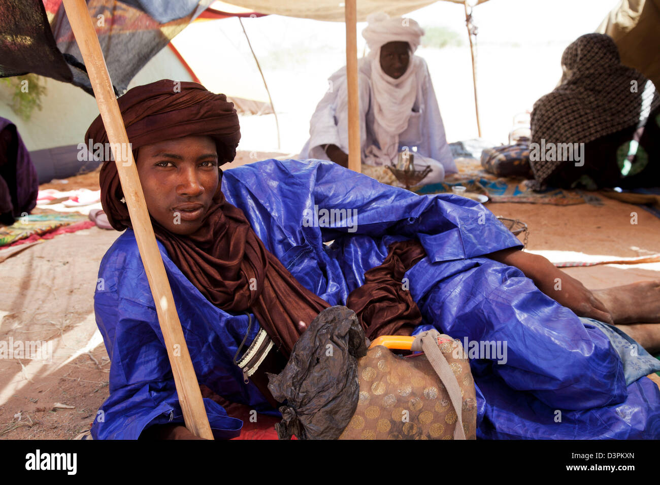 Wodaabe men in a tent hi-res stock photography and images - Alamy