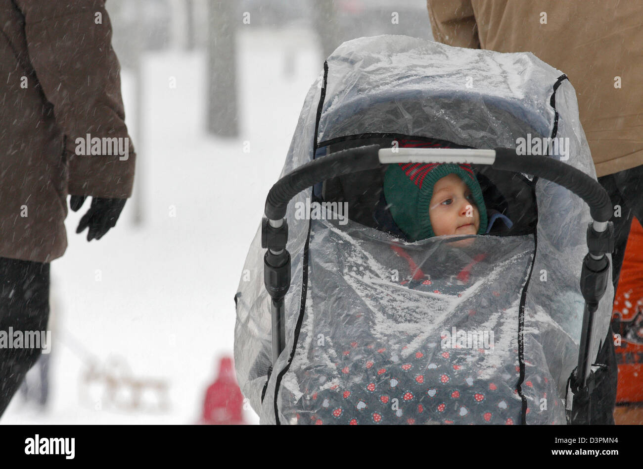 Leipzig, Germany, a child out of the stroller kugt Stock Photo - Alamy